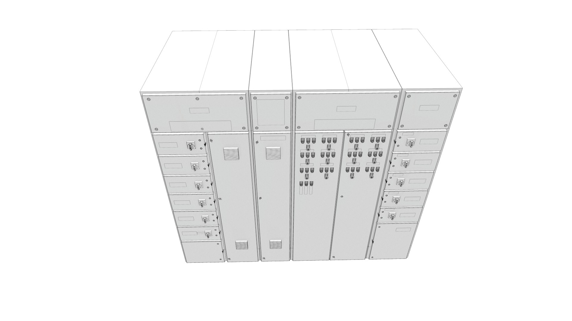 3D Model Motor Control Centre Panel - TurboSquid 1805654