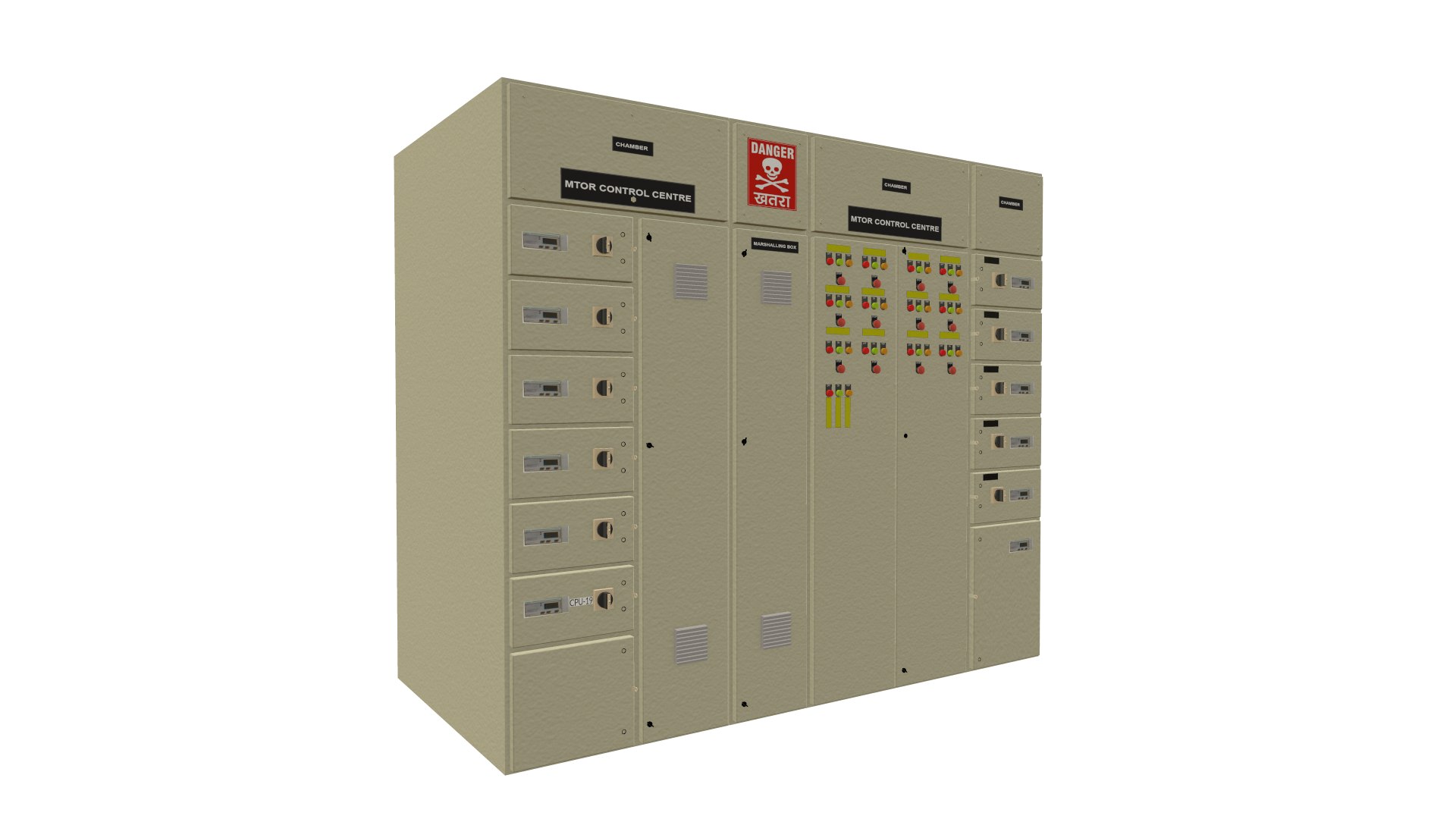 3D Model Motor Control Centre Panel - TurboSquid 1805654