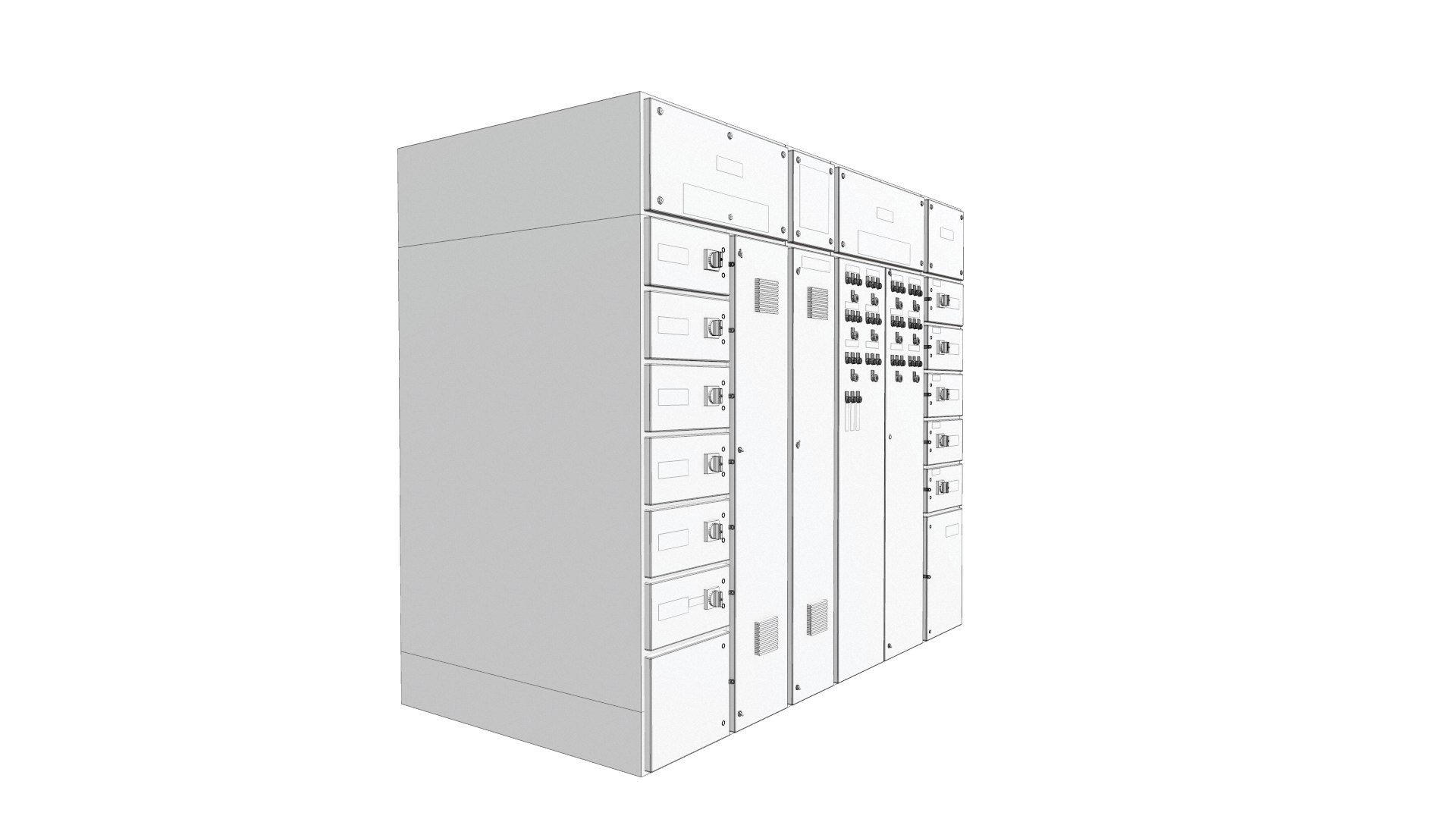 3D Model Motor Control Centre Panel - TurboSquid 1805654