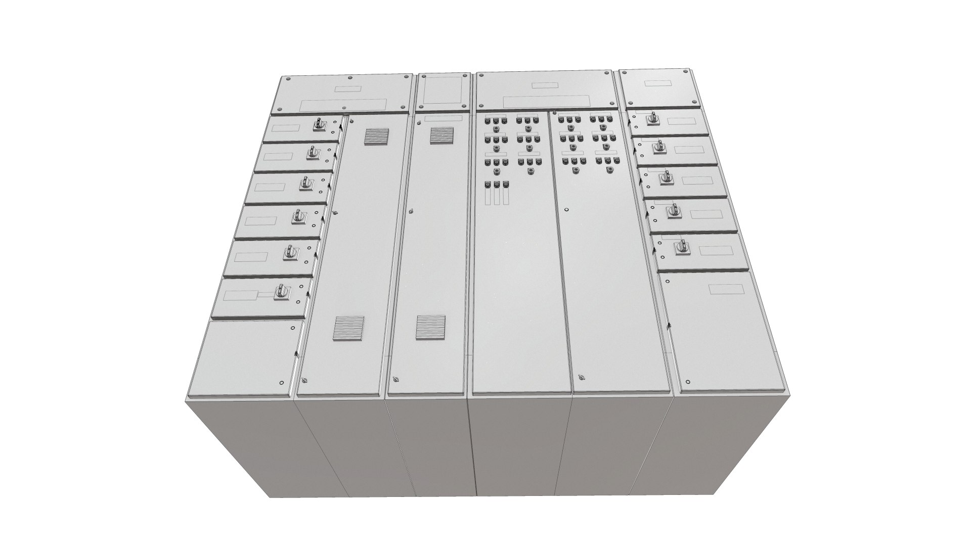 3D Model Motor Control Centre Panel - TurboSquid 1805654