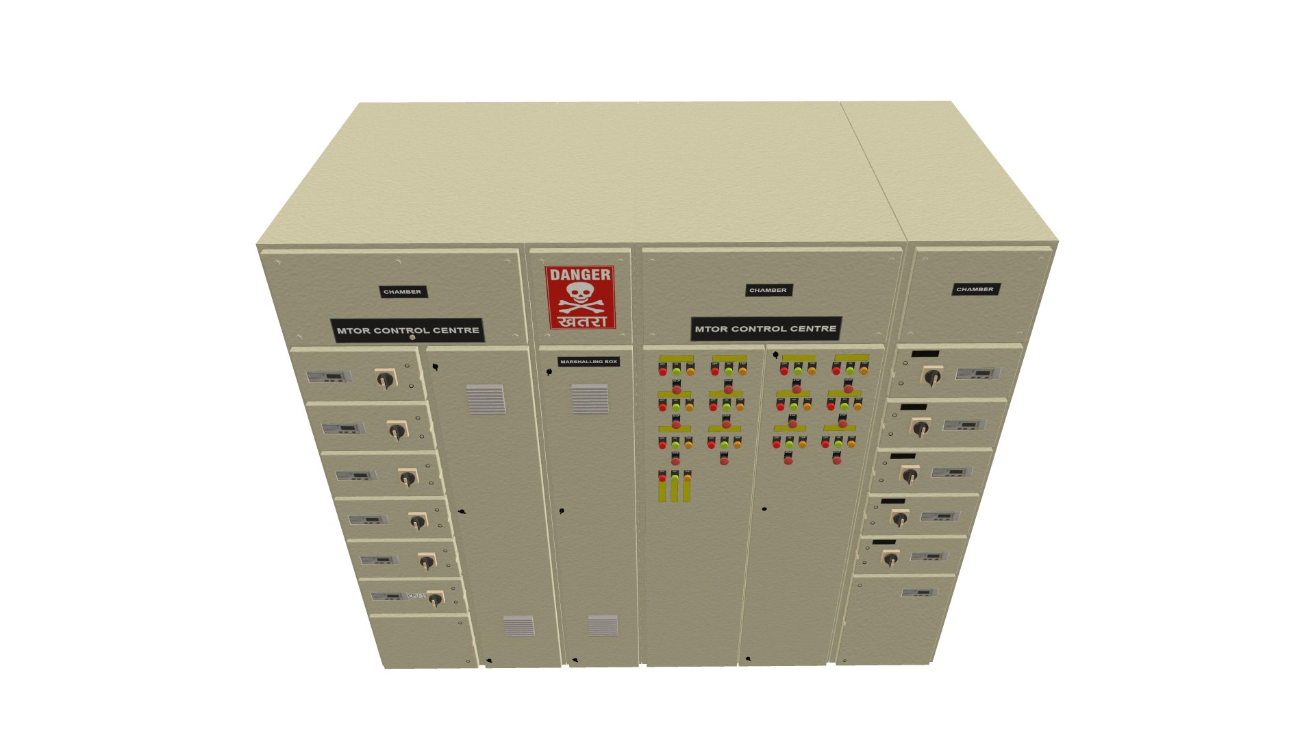 3D Model Motor Control Centre Panel - TurboSquid 1805654