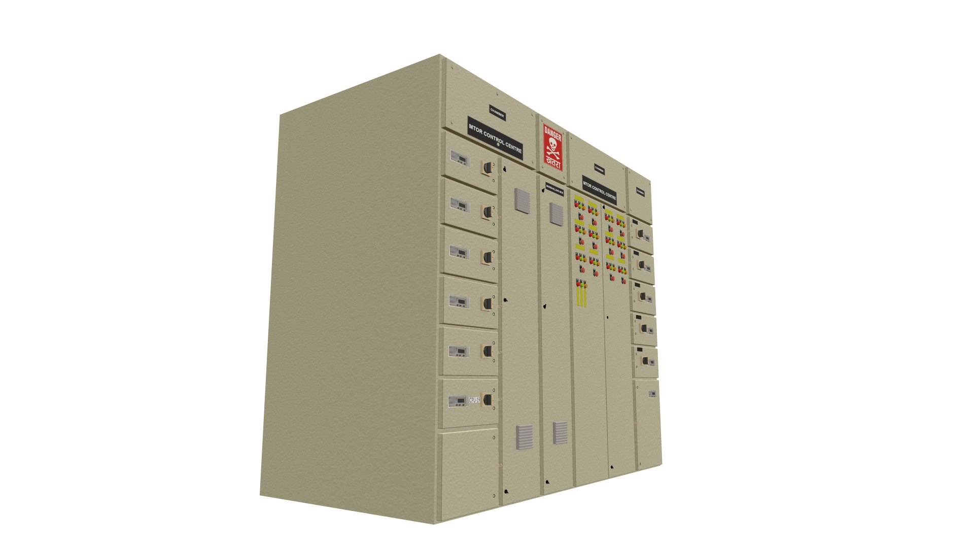 3D Model Motor Control Centre Panel - TurboSquid 1805654