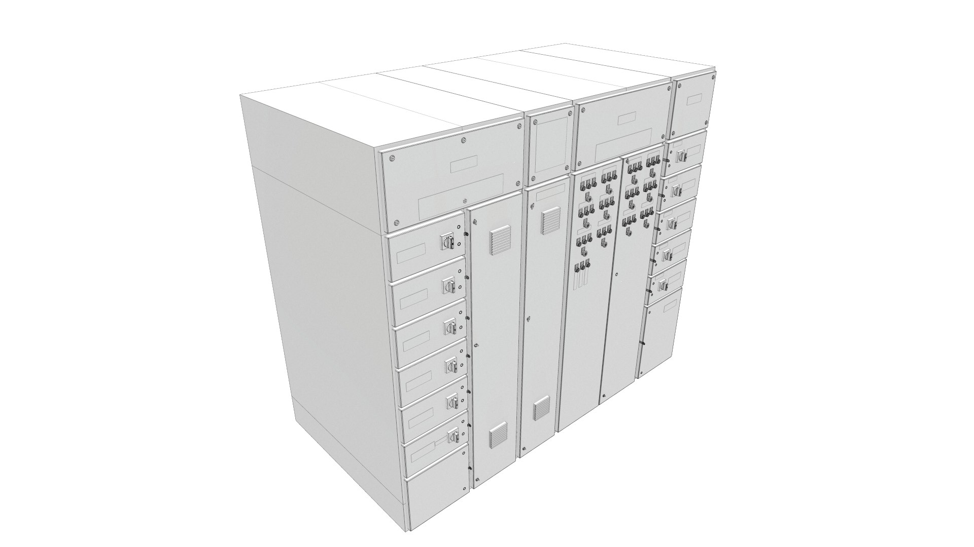 3D Model Motor Control Centre Panel - TurboSquid 1805654