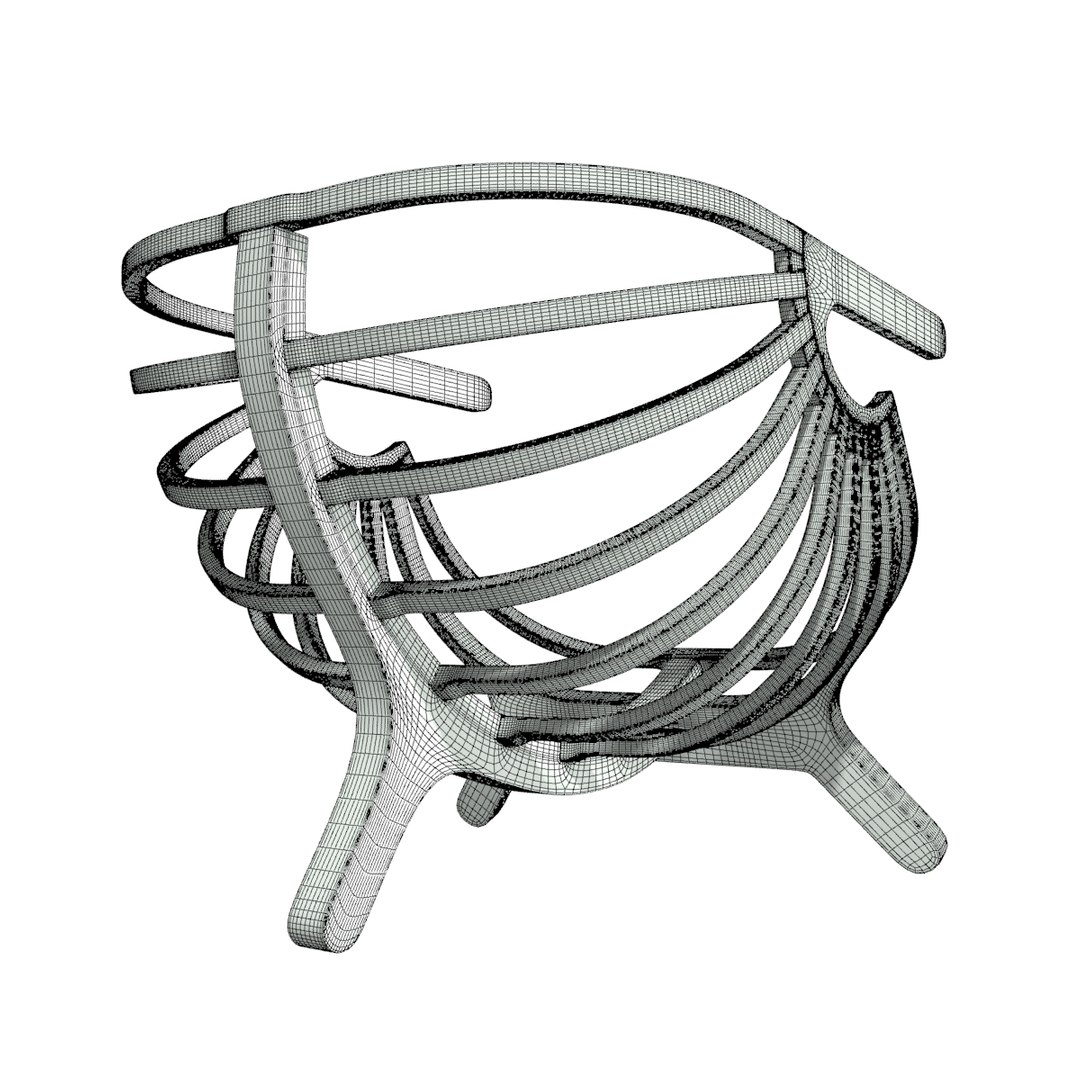 shell chair marco sousa dwg