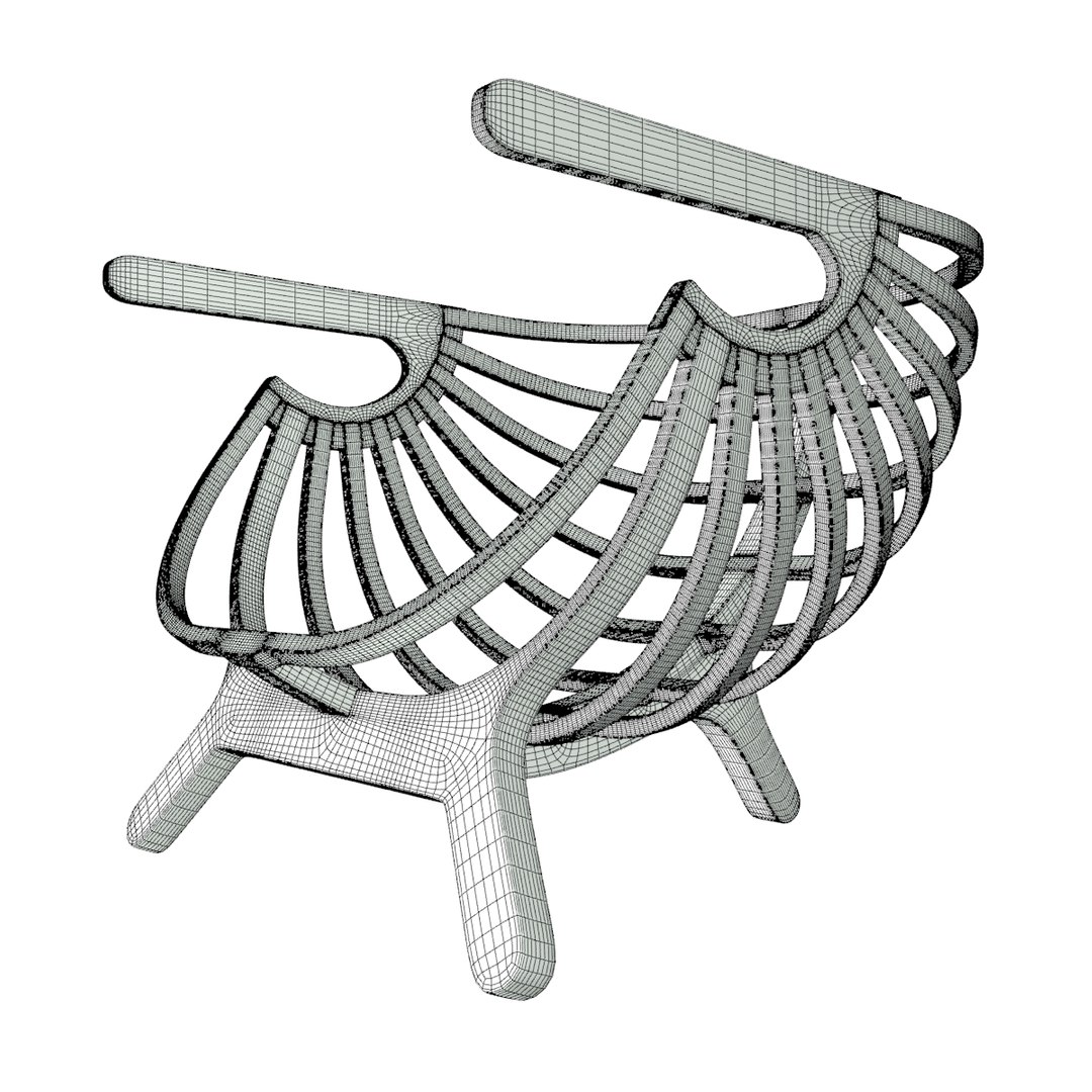 shell chair marco sousa dwg