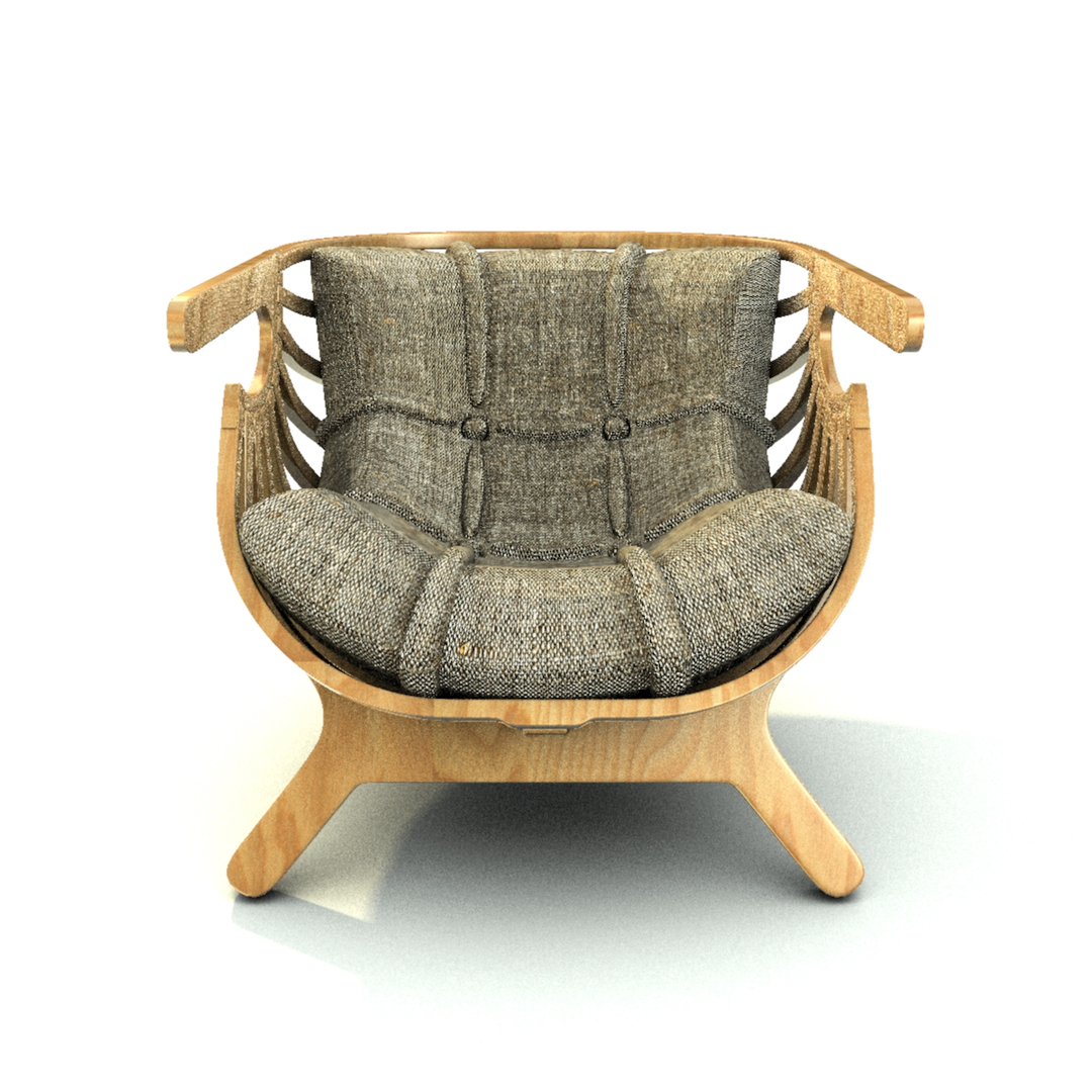 Shell Chair Marco Sousa Dwg