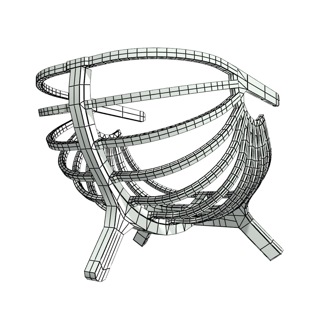 shell chair marco sousa dwg