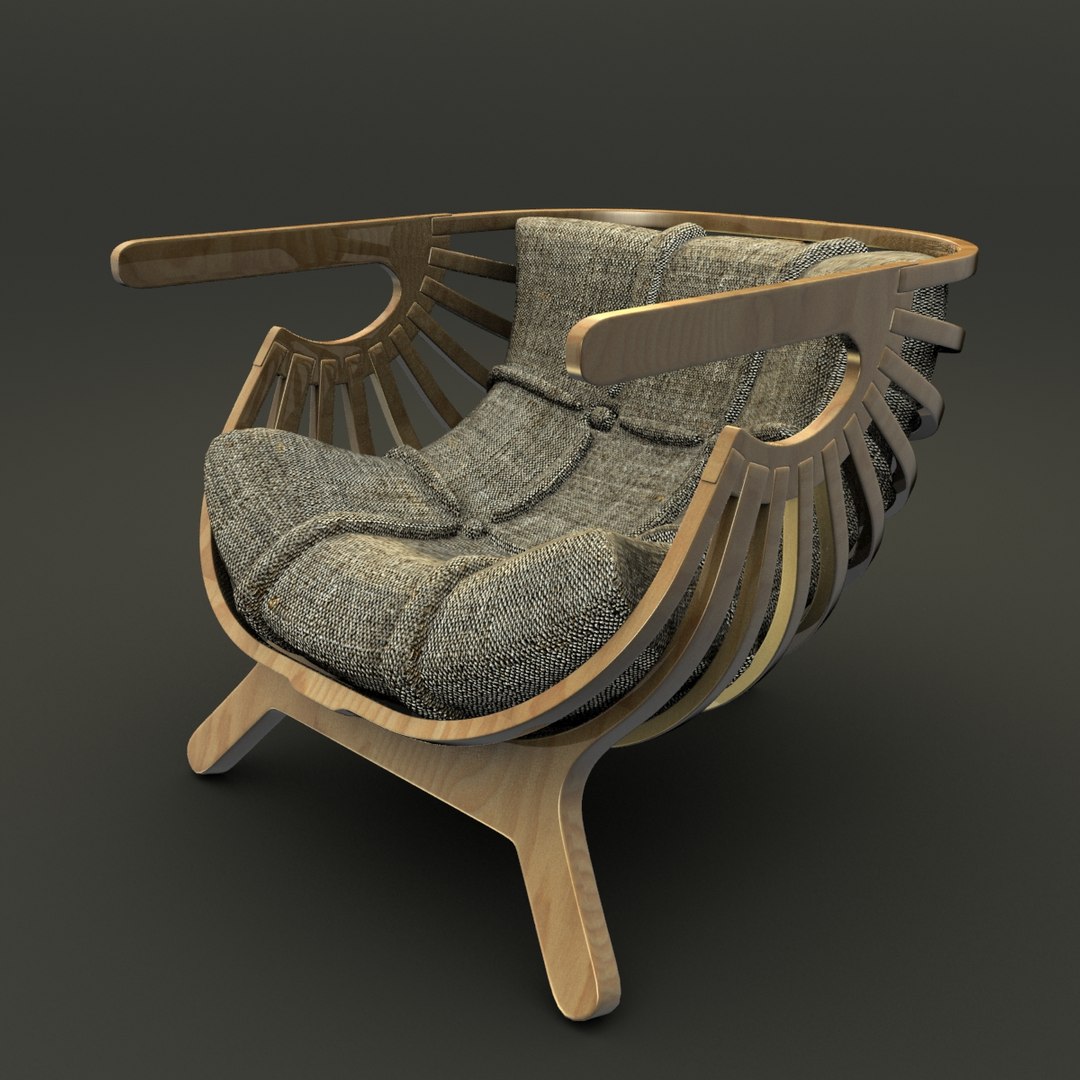 shell chair marco sousa dwg