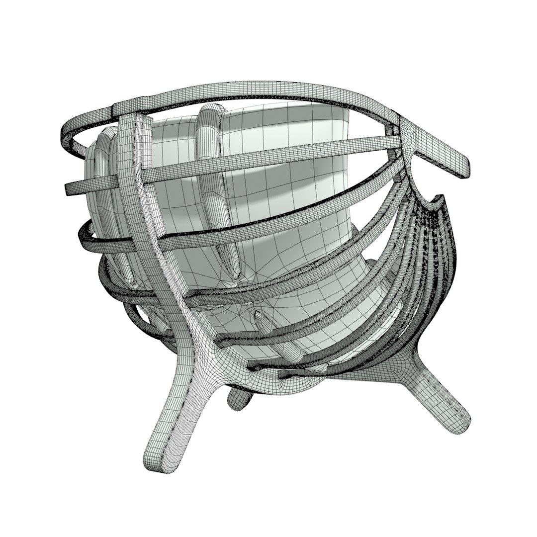 Shell Chair Marco Sousa Dwg