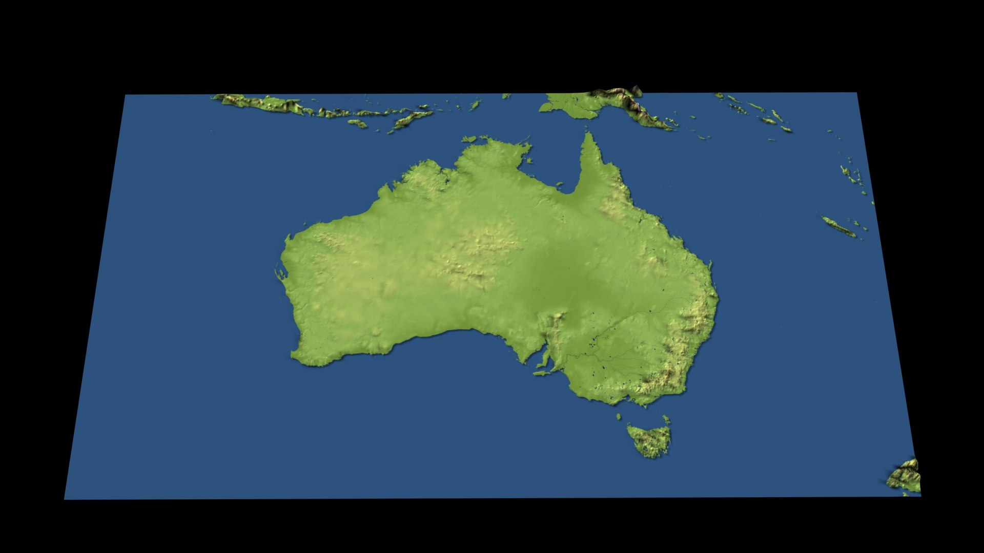 3d Model Australia Maps