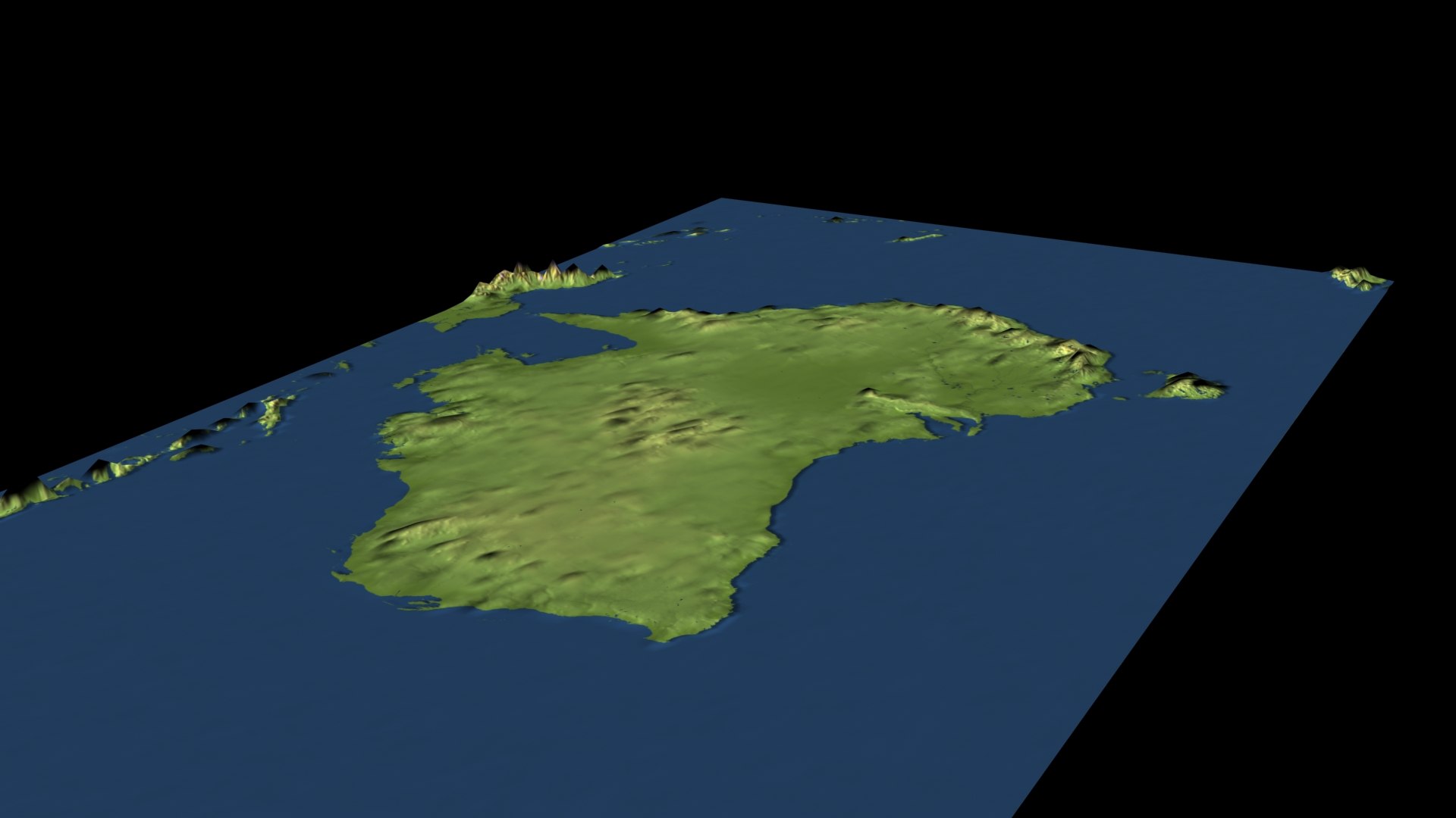 3d Model Australia Maps