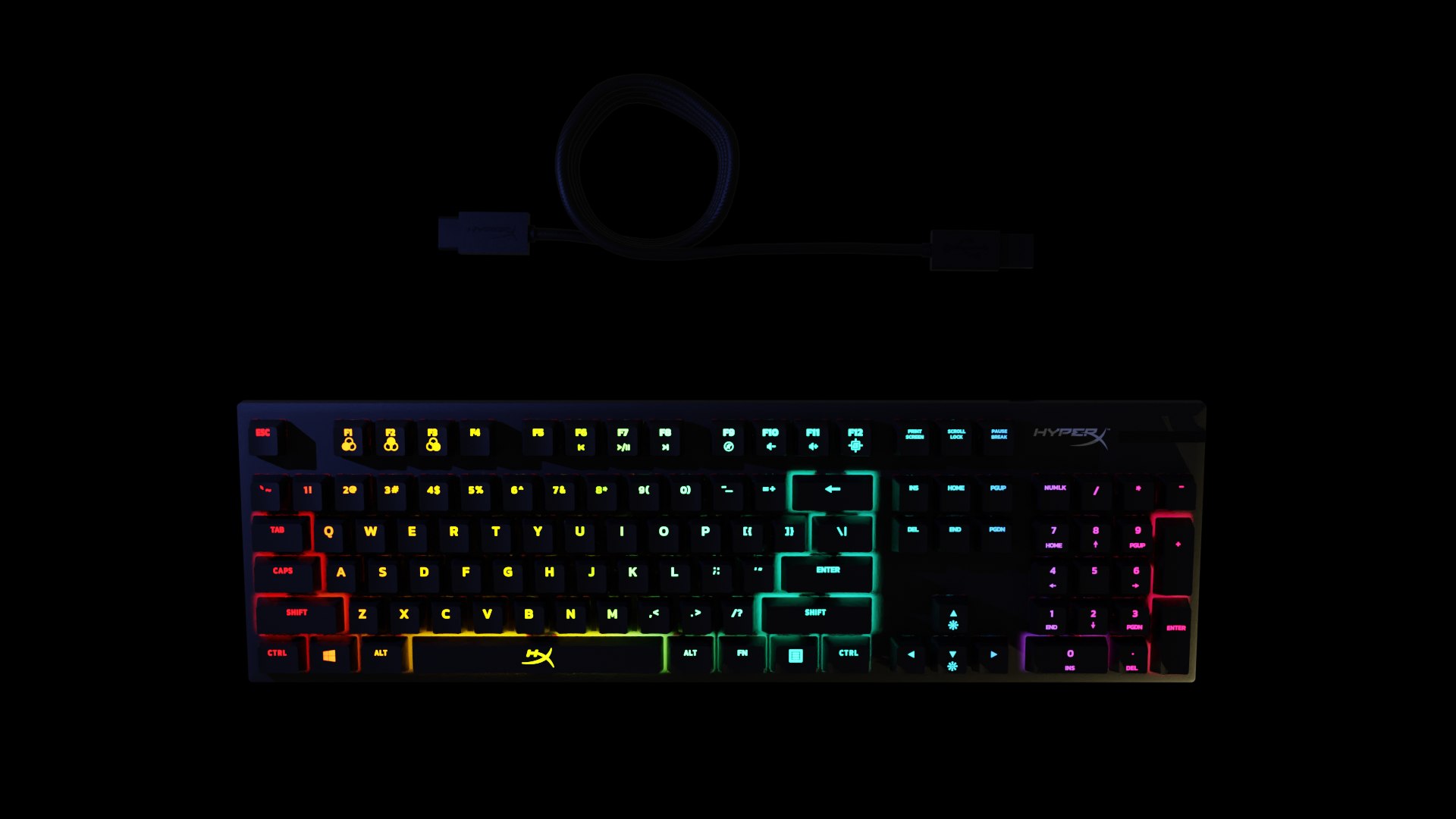 3D HyperX Alloy Origins Wireless RGB Mechanical Gaming Keyboard Model - TurboSquid 2134131