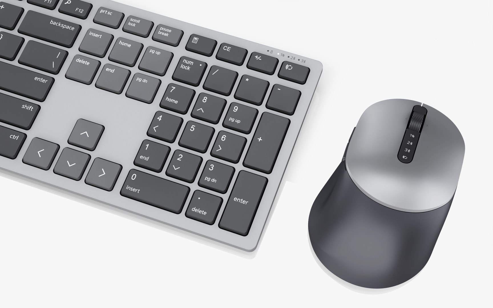 Dell Premier Multi-Device Wireless Keyboard And Mouse KM7321W 3D ...