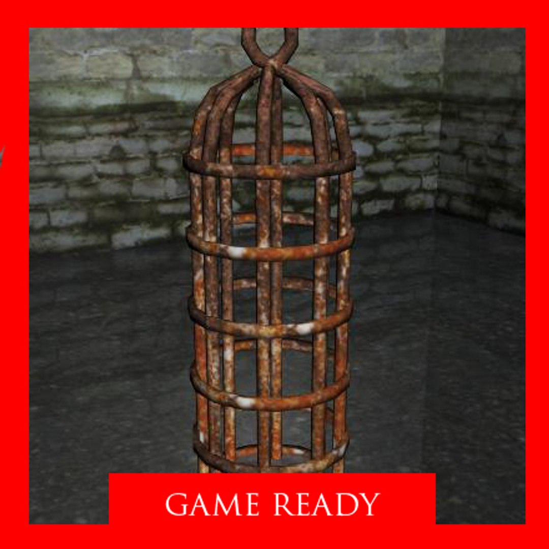 Hanging Cage 3d Model