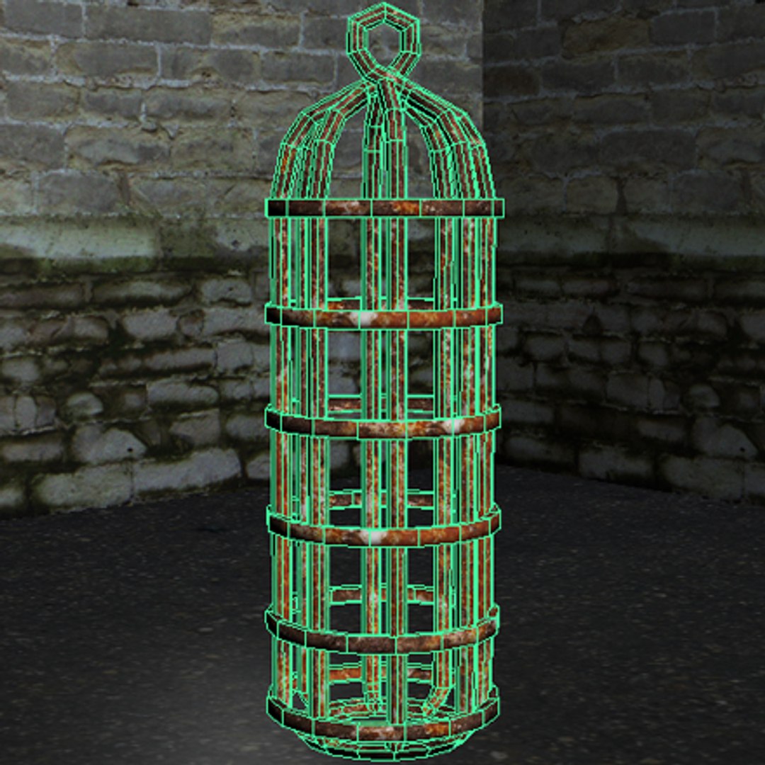 Hanging Cage 3d Model