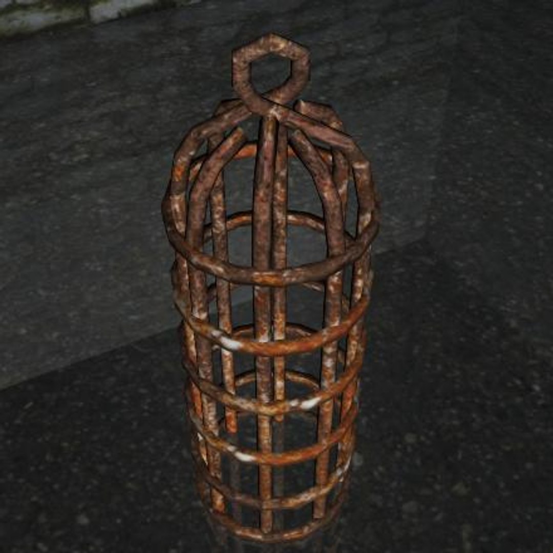 Hanging Cage 3d Model