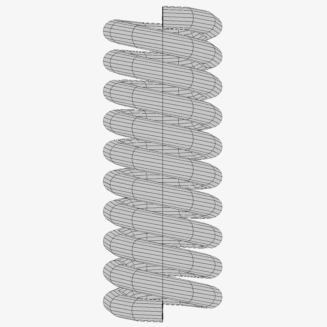 3D Coil Spring - TurboSquid 1208585