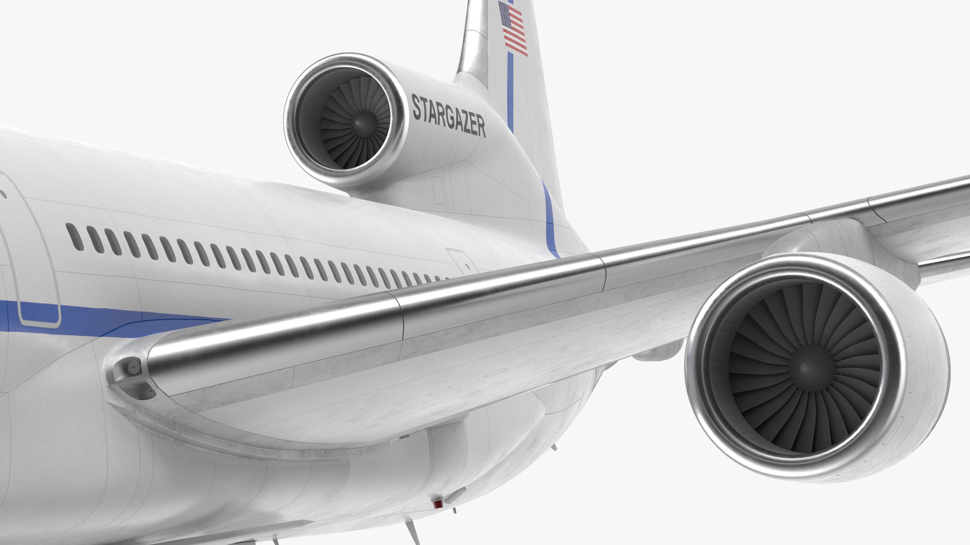 Lockheed L1011 Stargazer Carrying Pegasus XL Rocket 3D model ...