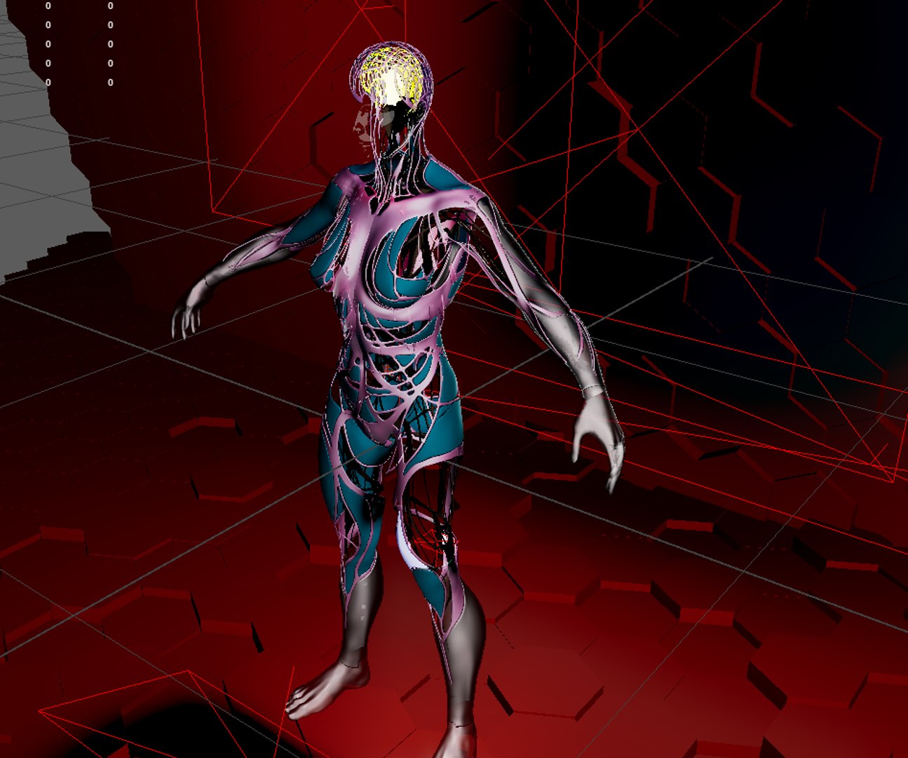 Sci Fi Humanoid Robot Character 3D Model - TurboSquid 1815605