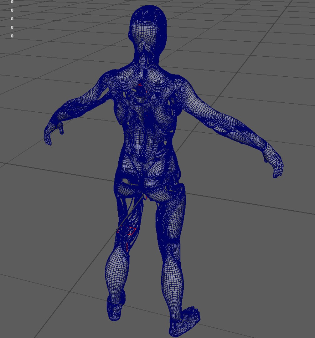 Sci Fi Humanoid Robot Character 3D Model - TurboSquid 1815605