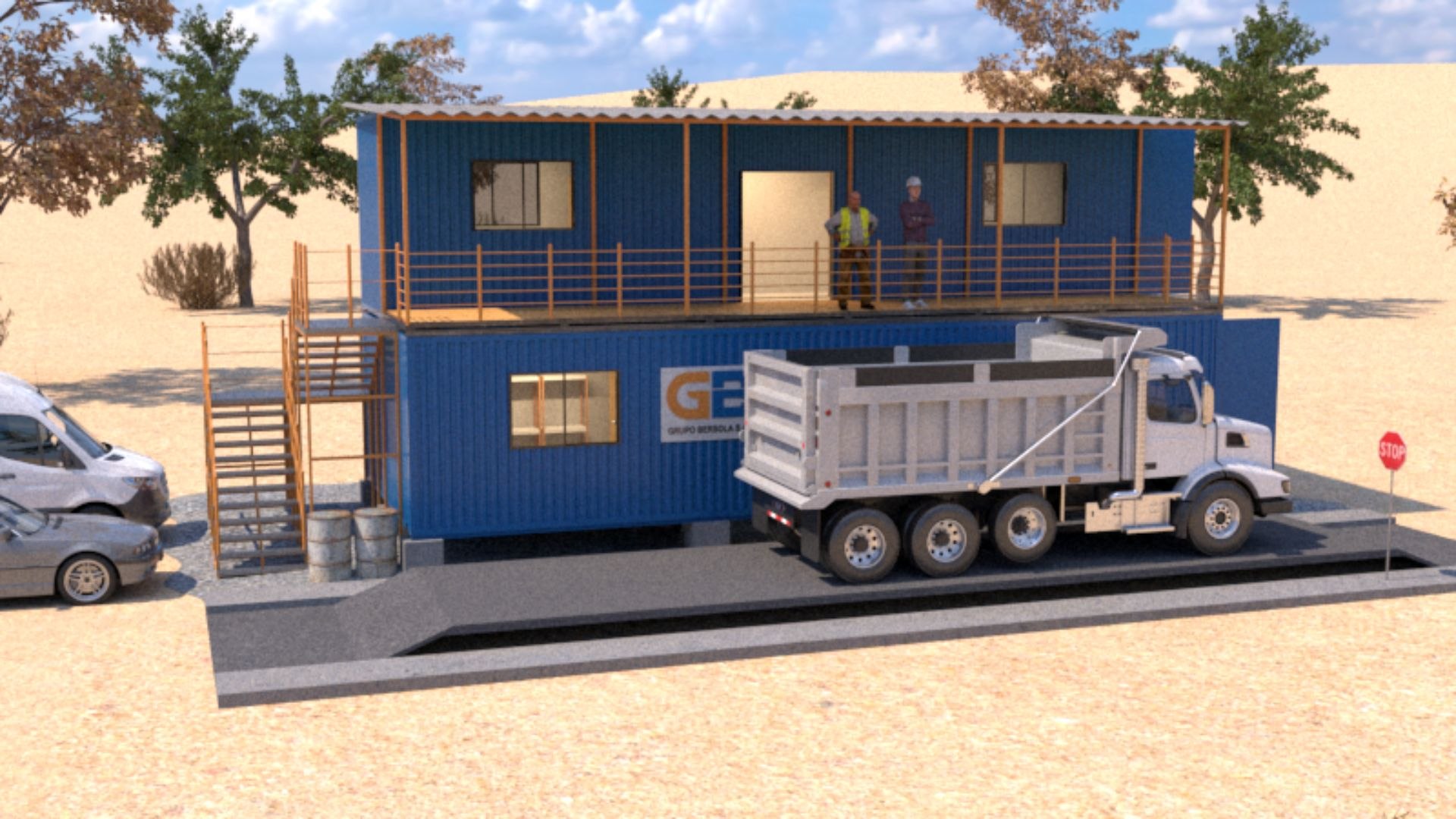 CONTAINER OFICINAS - OFFICE CONTAINER 3D Model - TurboSquid 2215575