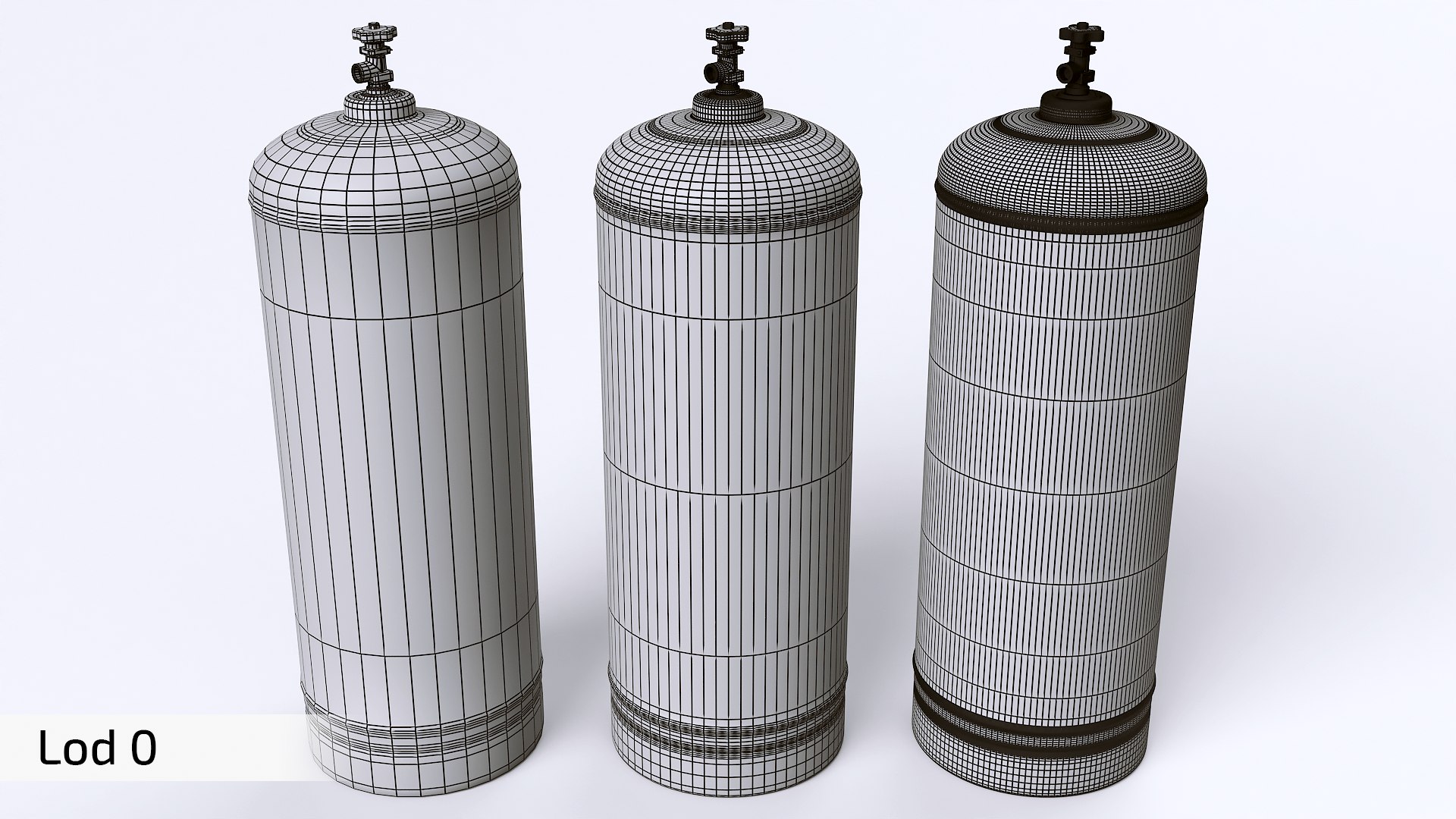 3D Gas Cylinder Model - TurboSquid 1610305