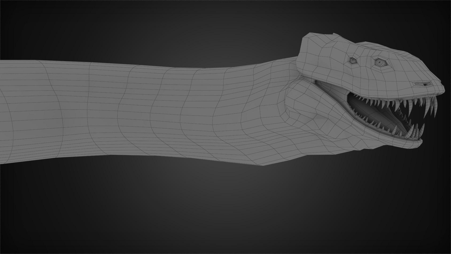 Basilisk Monster Snake Model - TurboSquid 1450869