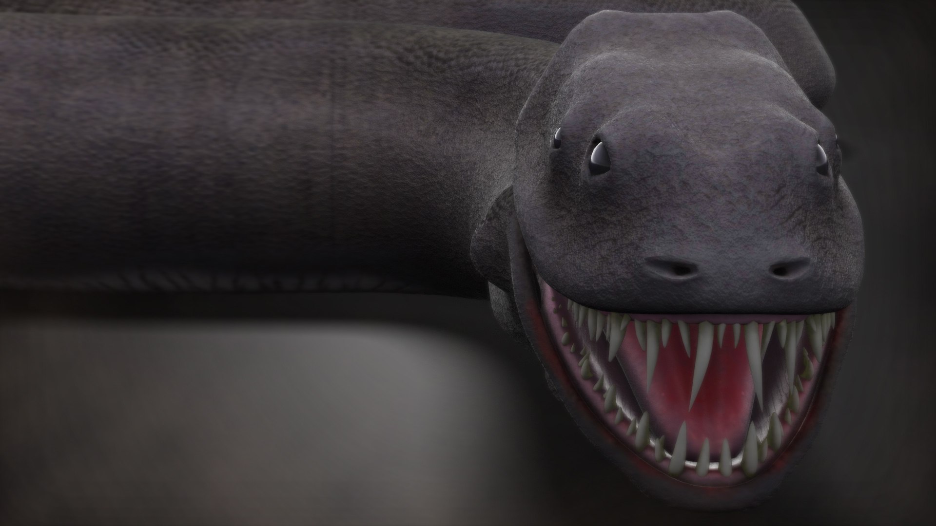 Basilisk Monster Snake Model - TurboSquid 1450869