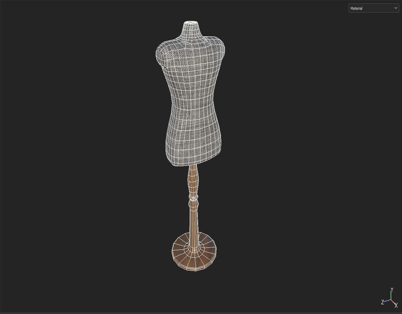3D Model Torso Stand - TurboSquid 2252874