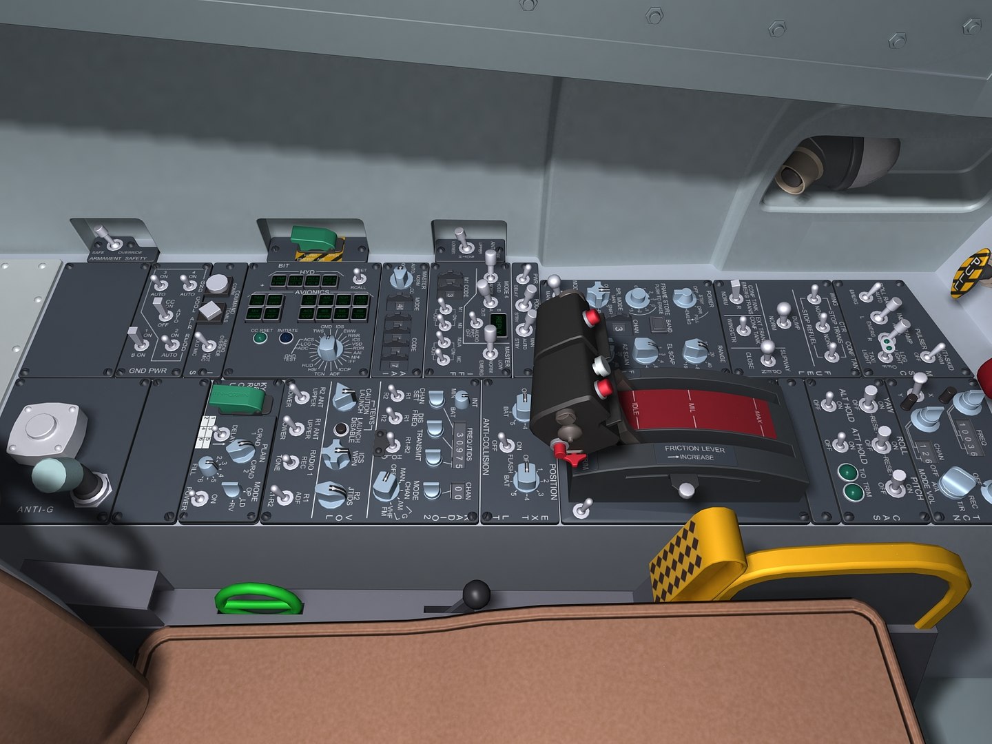 3d Model F-15c Cockpit
