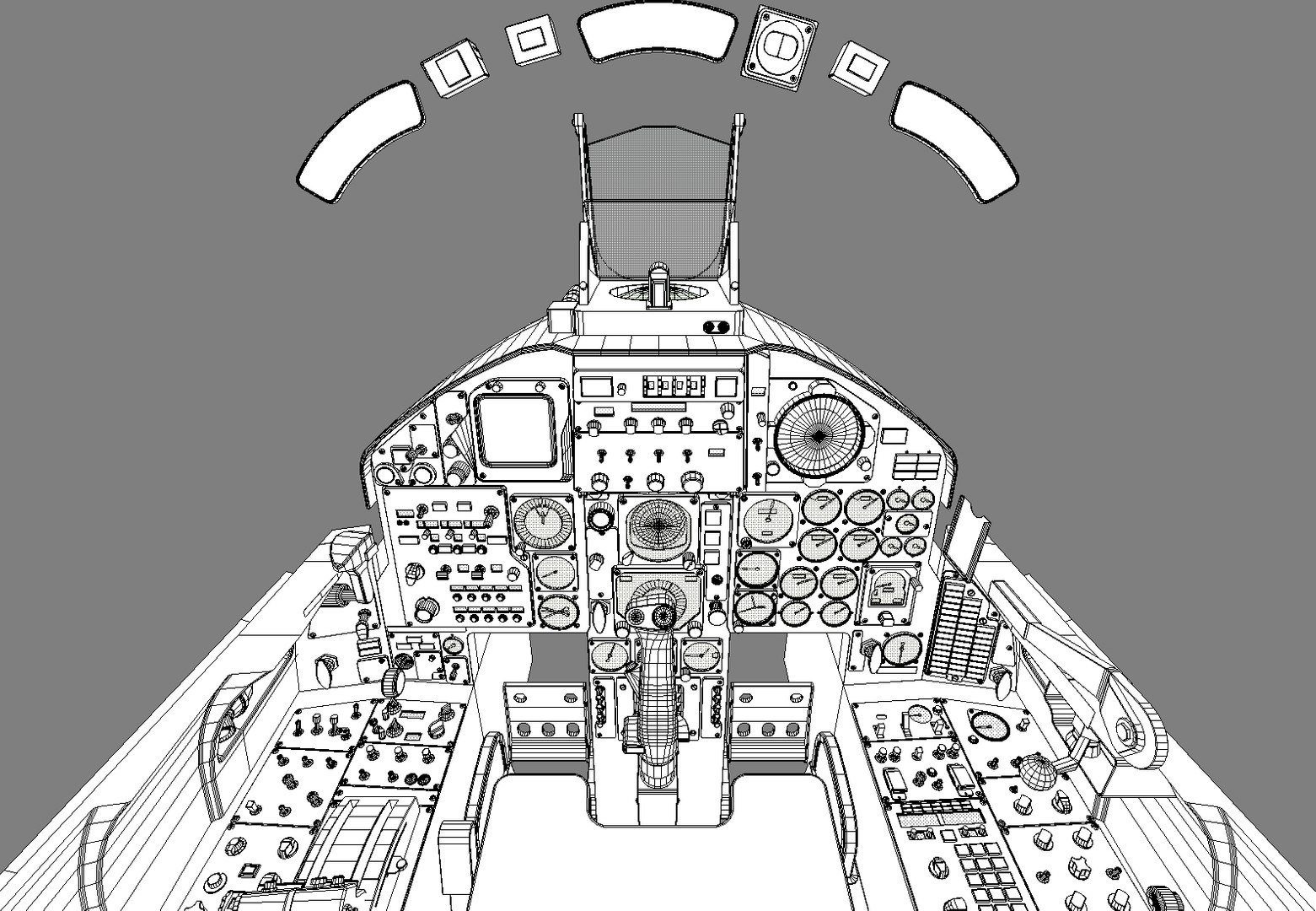 3d Model F-15c Cockpit