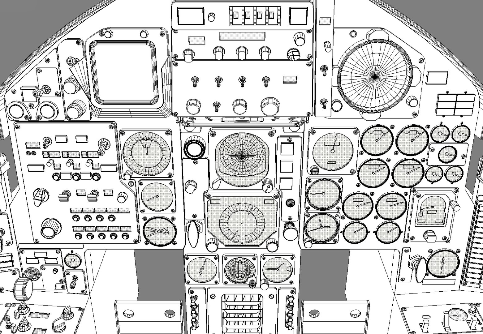 3d Model F-15c Cockpit