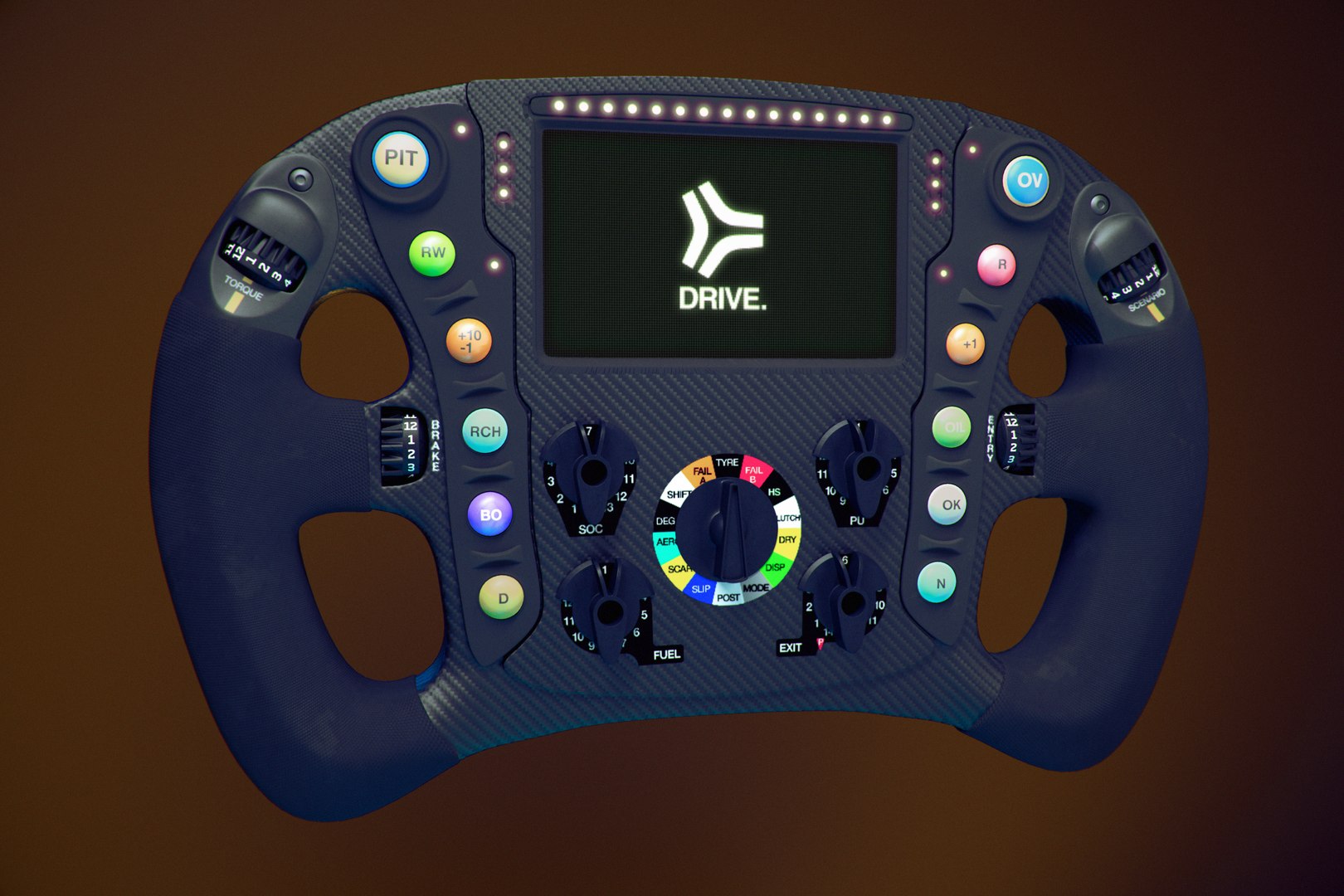 Kierownica F1 AlpineRenault Model 3D - TurboSquid 1805180