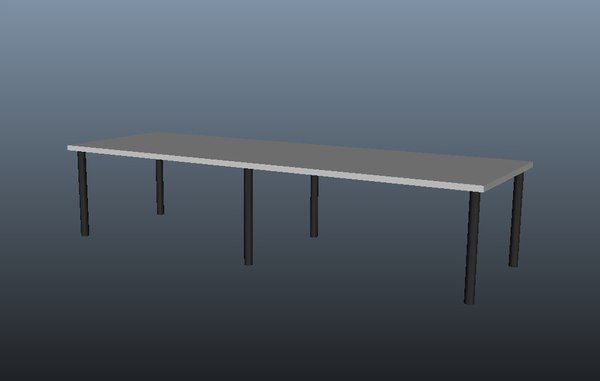 3d model large table