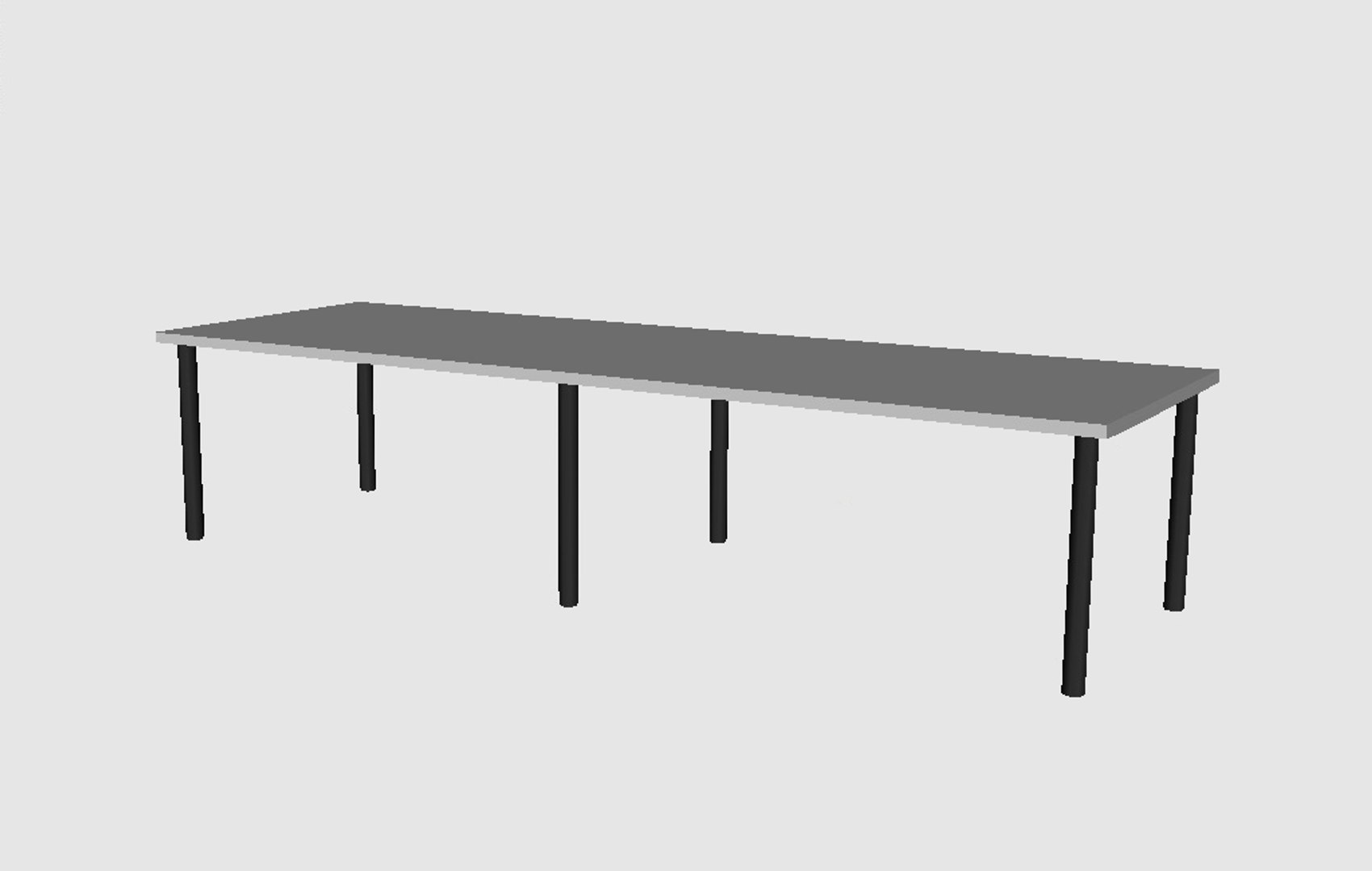 3d model large table