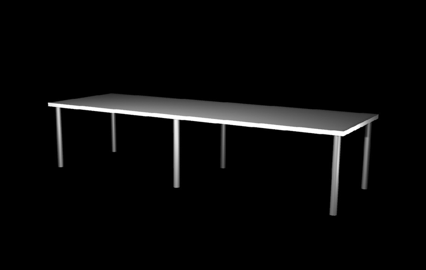 3d model large table