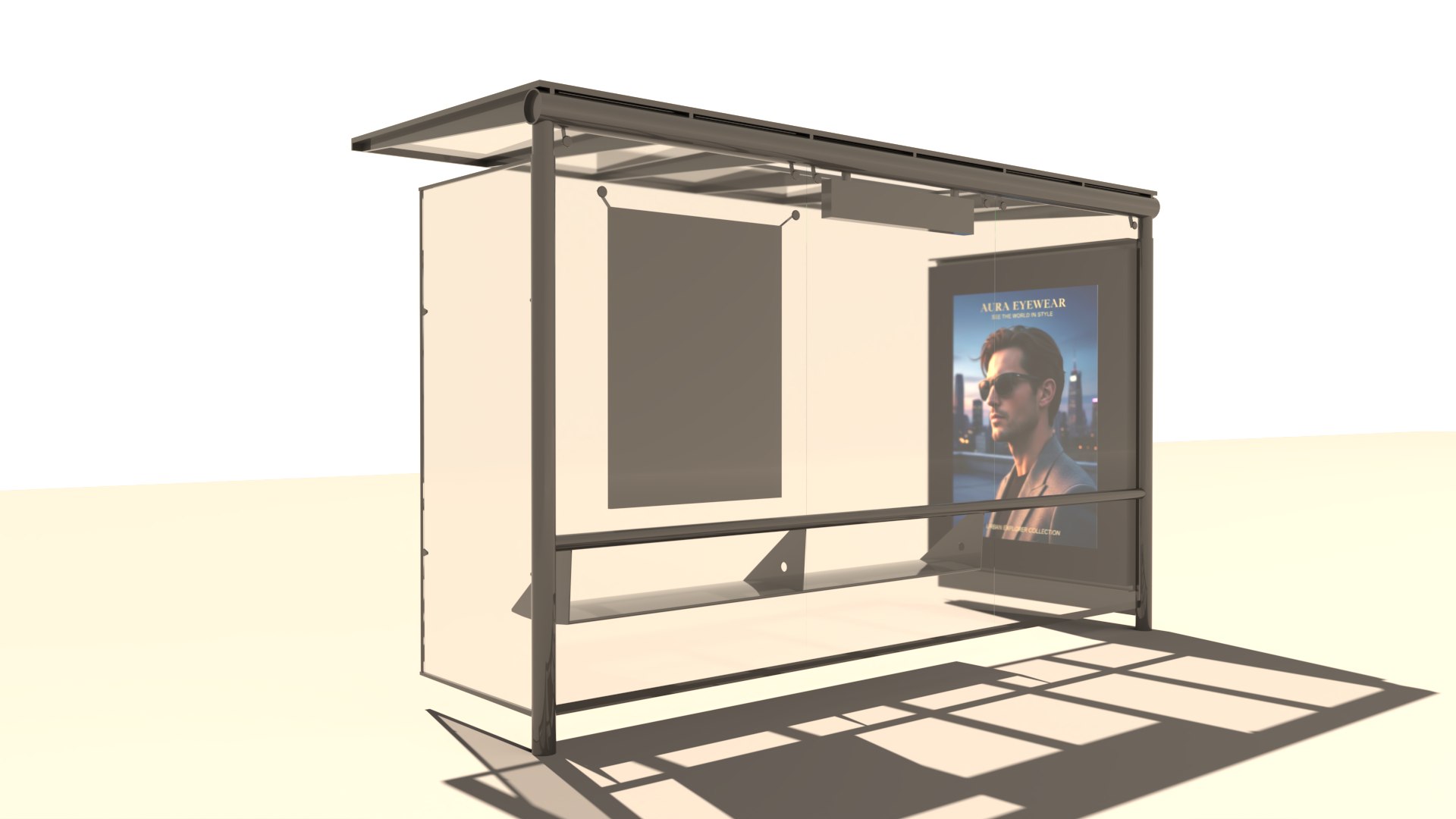 Bus Shelter 3D Model - TurboSquid 2512733