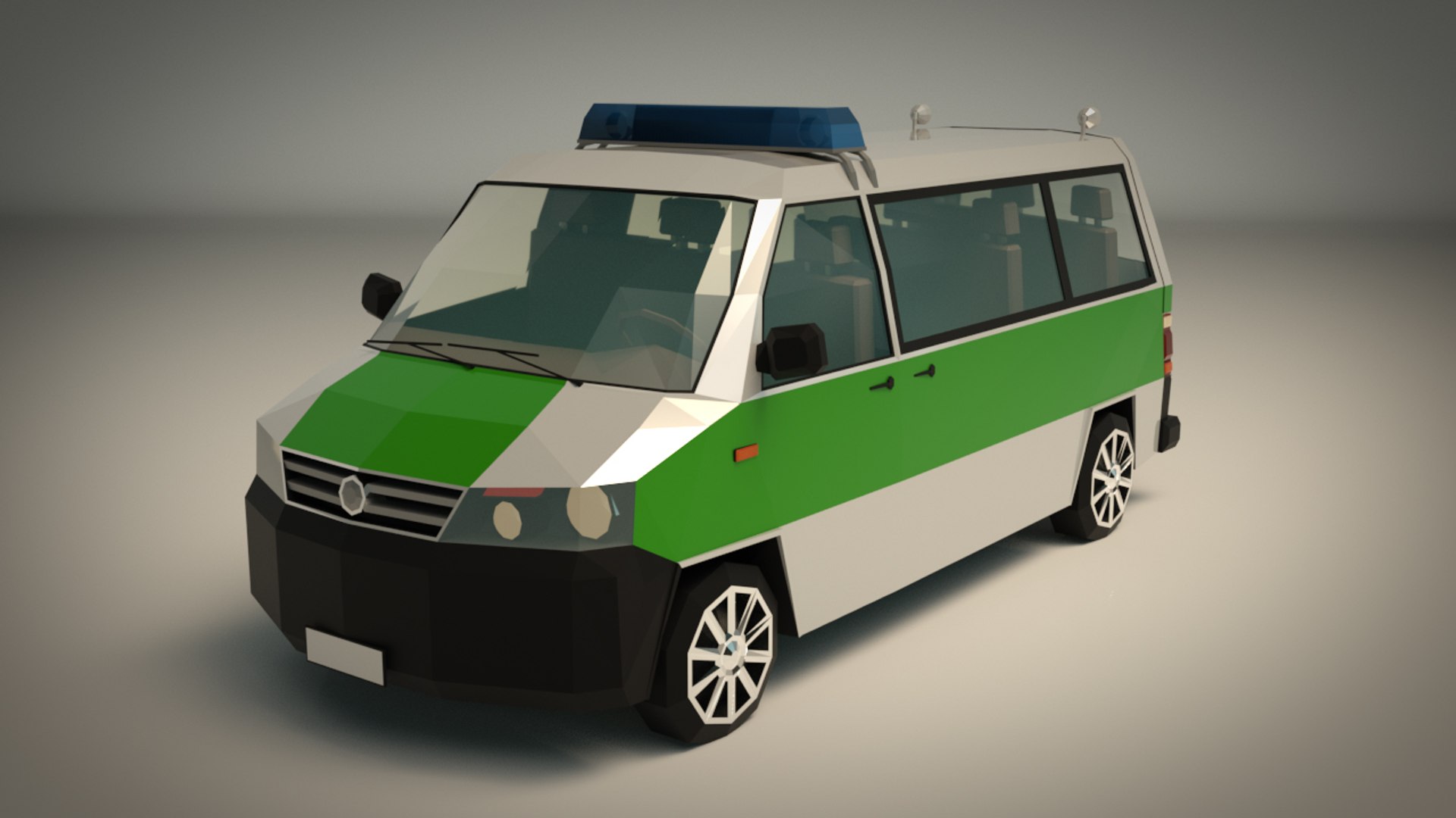 Van Police 3D Model - TurboSquid 1423238