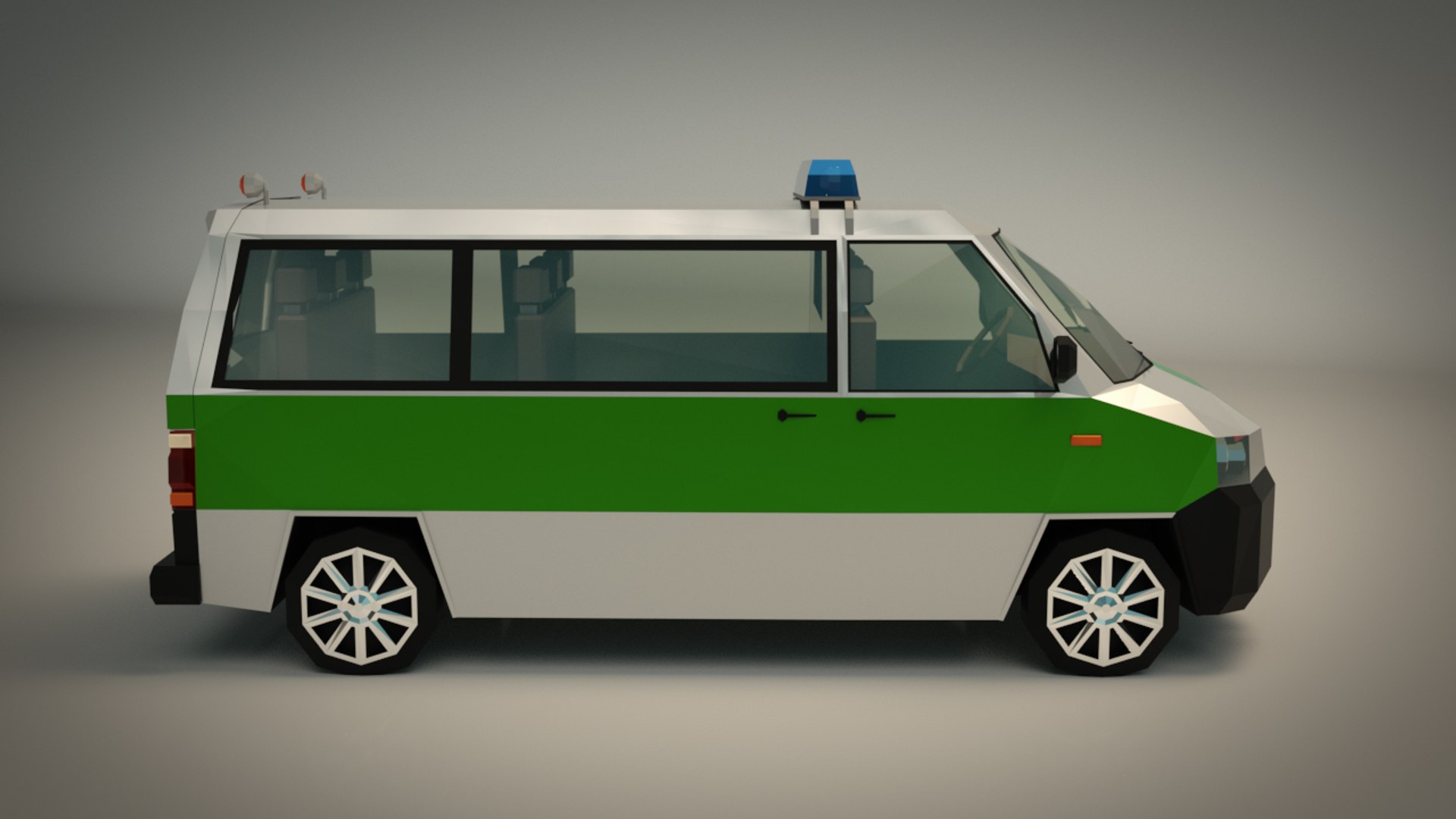 Van Police 3D Model - TurboSquid 1423238