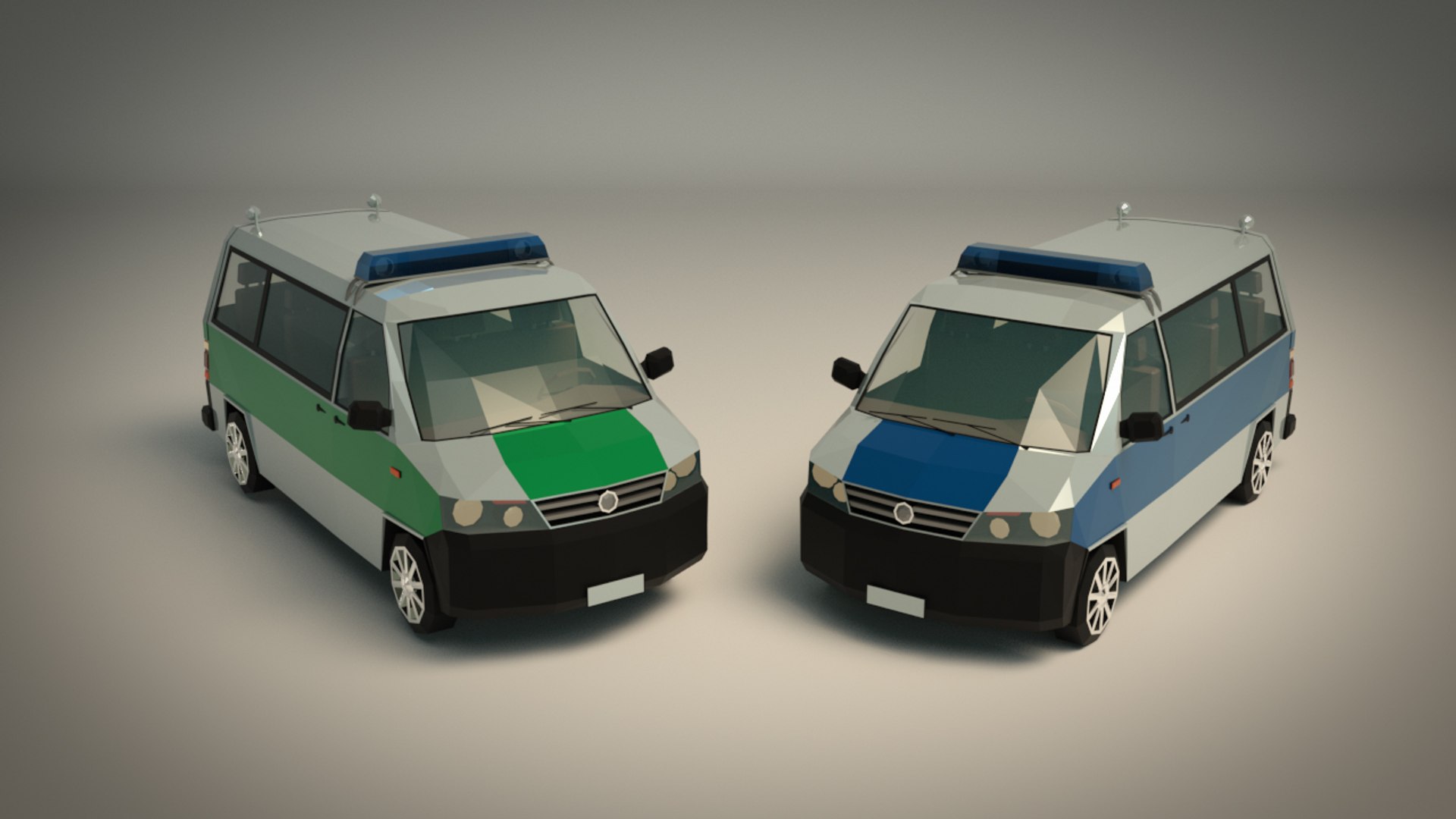 Van Police 3D Model - TurboSquid 1423238