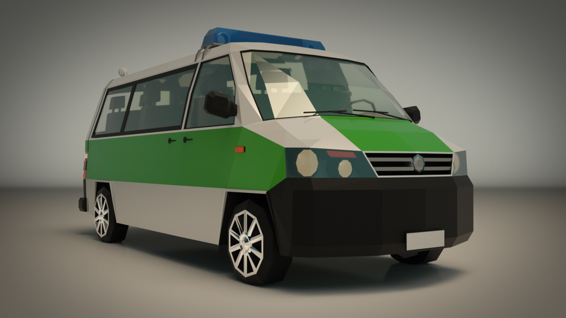 Van Police 3D Model - TurboSquid 1423238