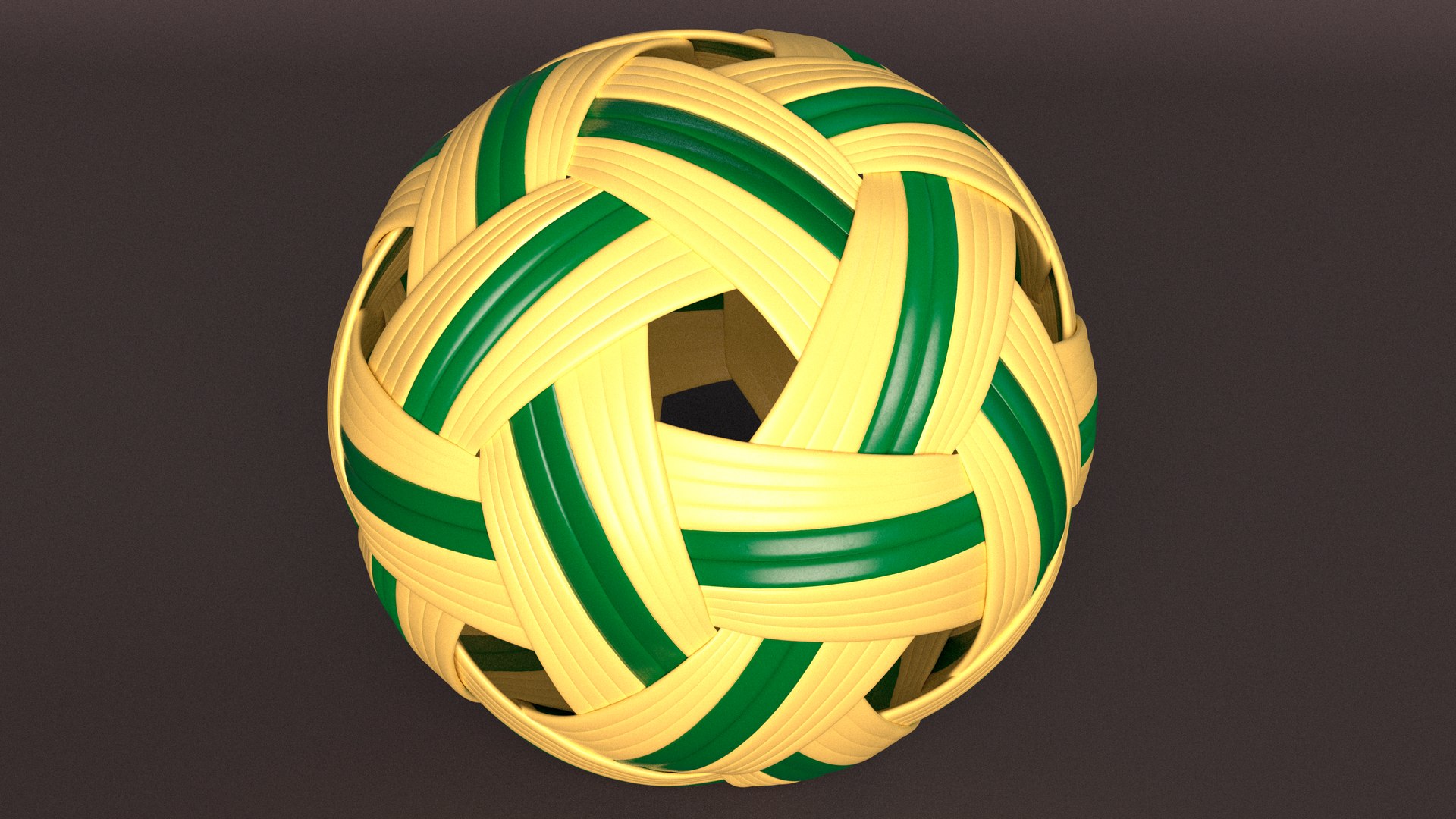 Sepak Takraw Thai Kick Rattan Ball 3D Model - TurboSquid 2111002