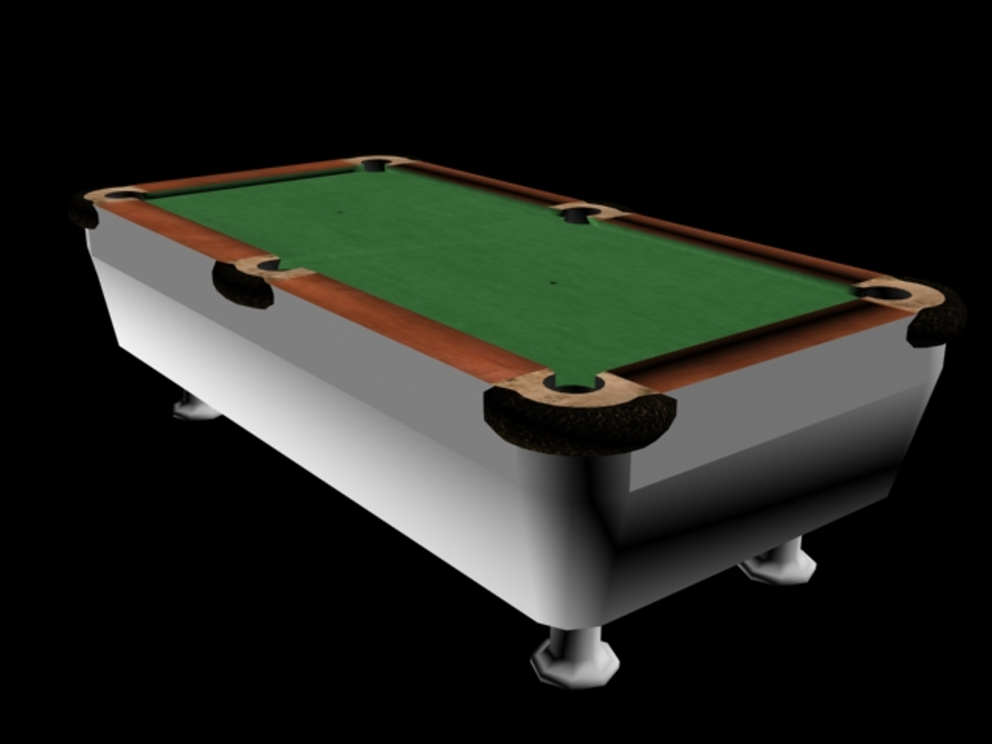 free billiard table 3d model