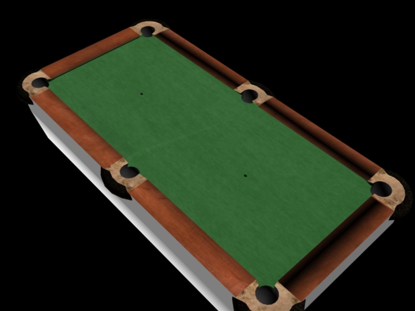 Free Billiard Table 3d Model