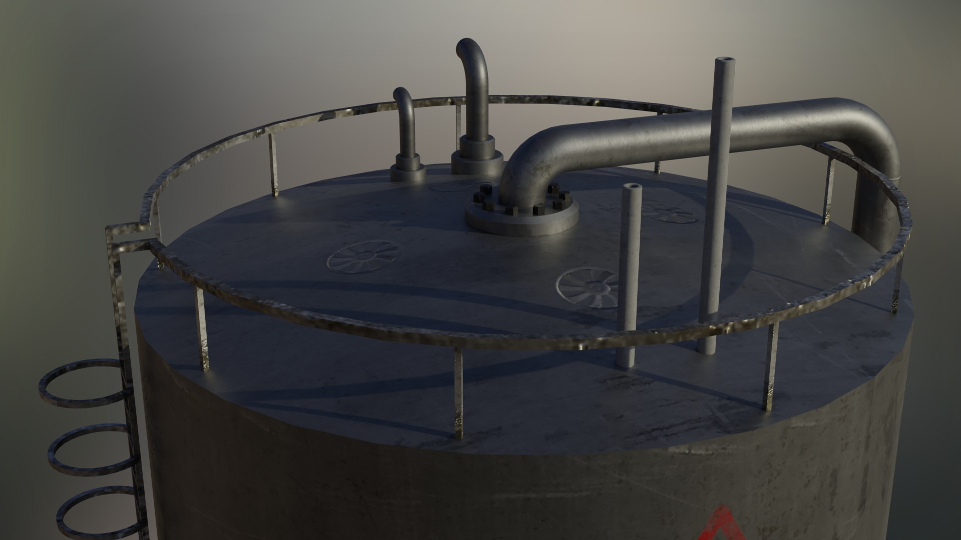 3D Industrial Xylene Storage Tank - TurboSquid 1806806