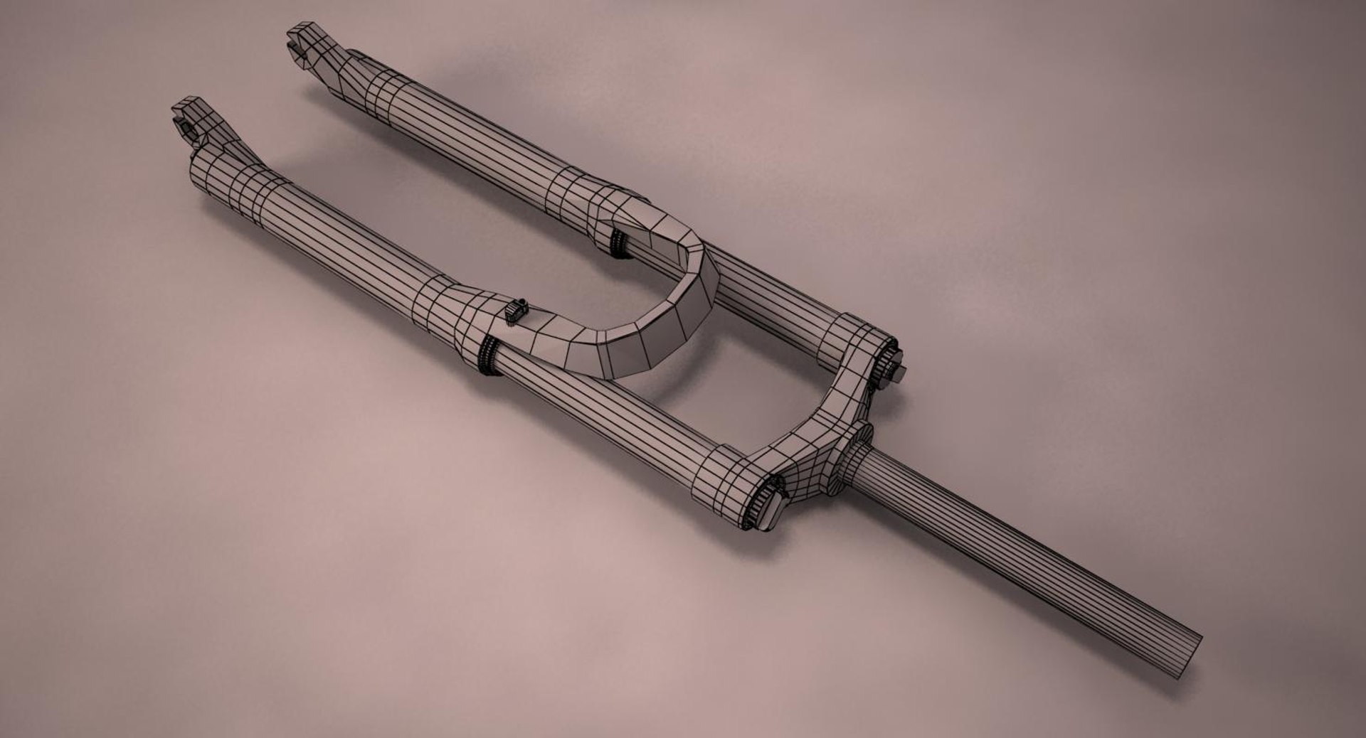 Mountain Bike Fork 3D Model - TurboSquid 1346736