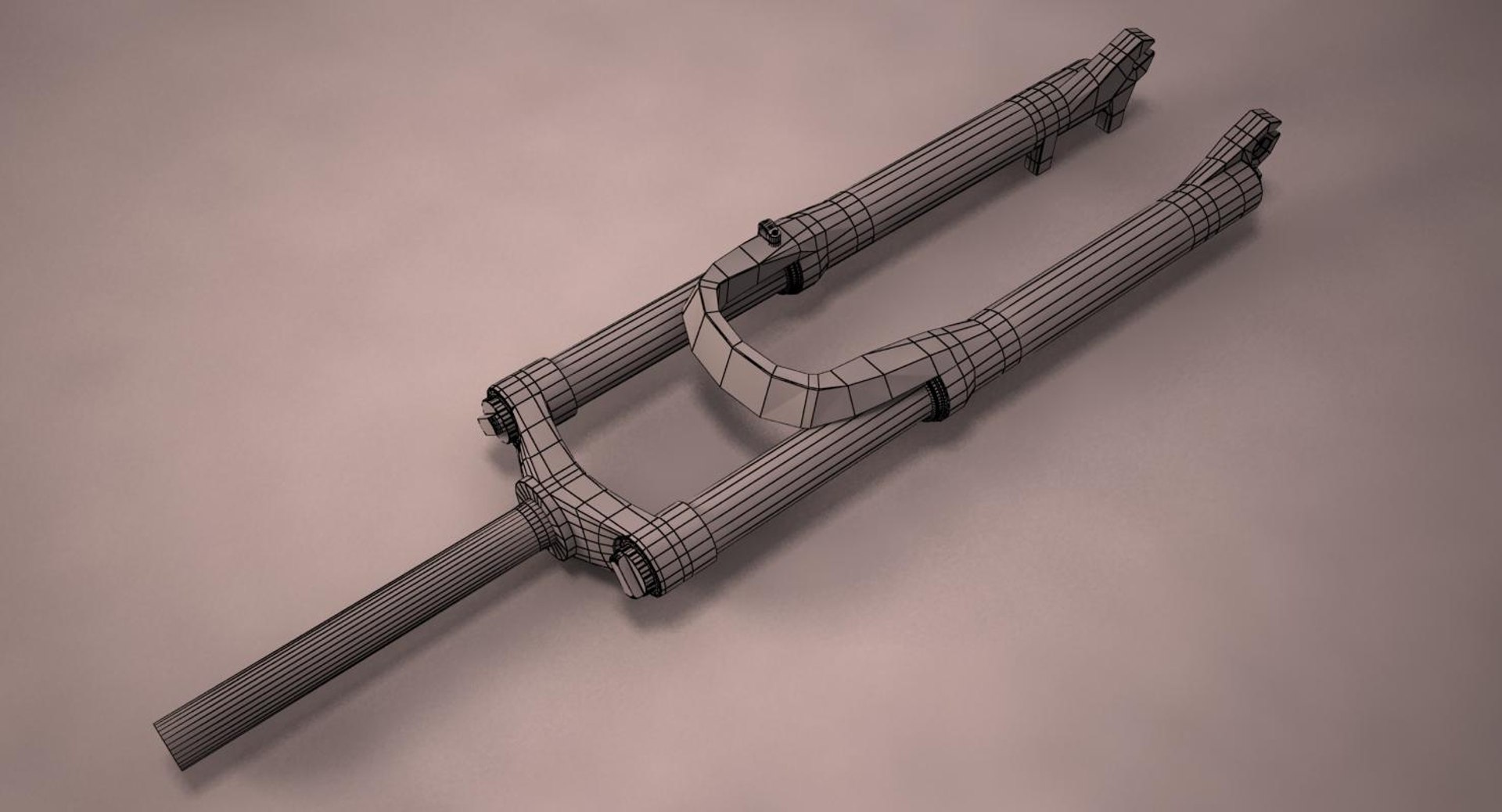 Mountain Bike Fork 3D Model - TurboSquid 1346736
