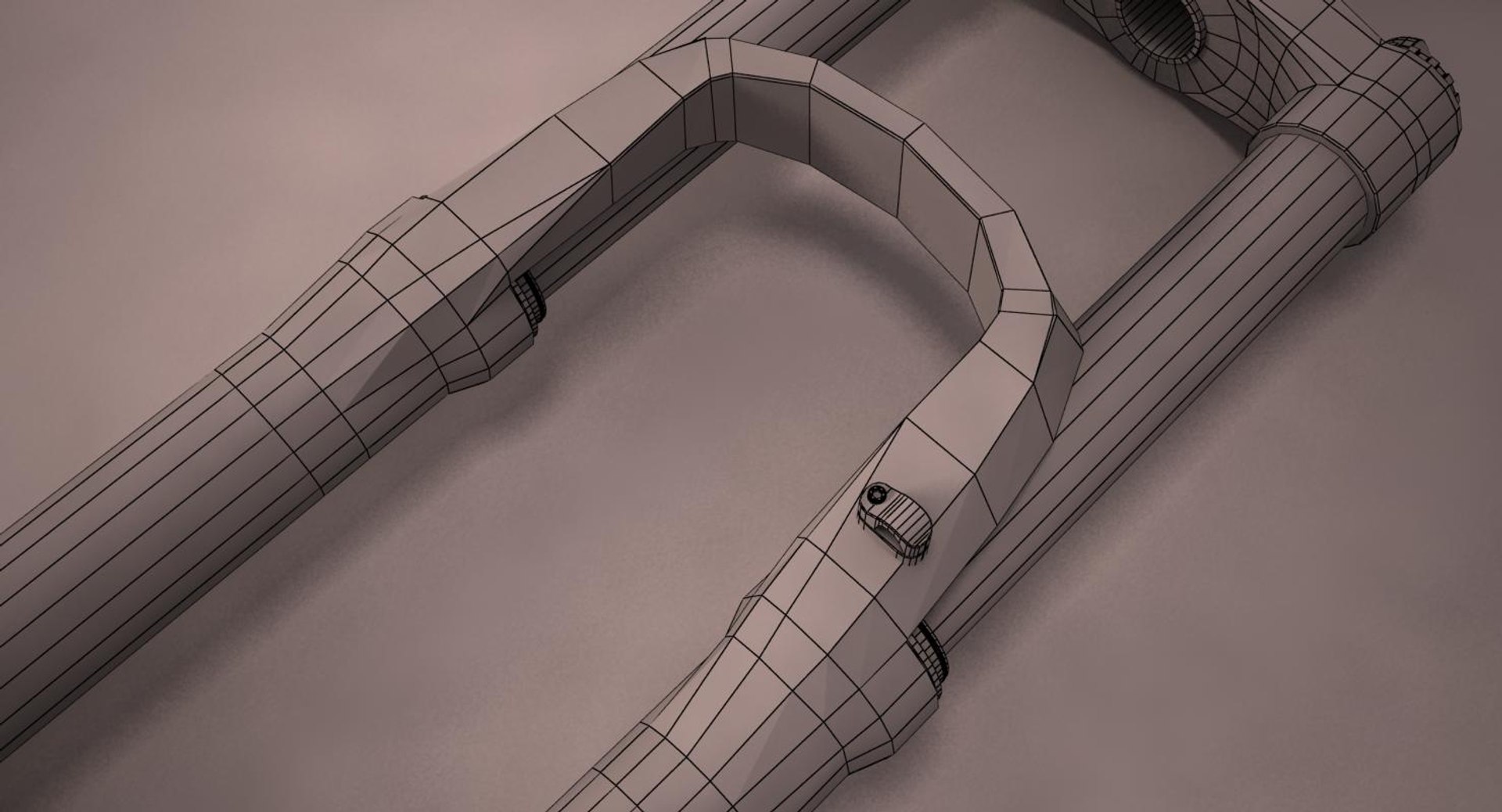 Mountain Bike Fork 3D Model - TurboSquid 1346736