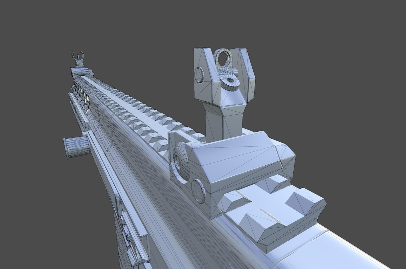 3d Model Xcr Combat Assault Rifle