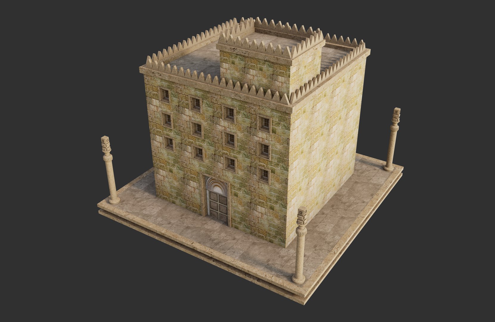 Free Ancient Persian Building 3D Model - TurboSquid 2366023
